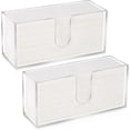 SiGuang 2-Pack Acrylic Paper Towel Dispenser, Clear Countertop ...