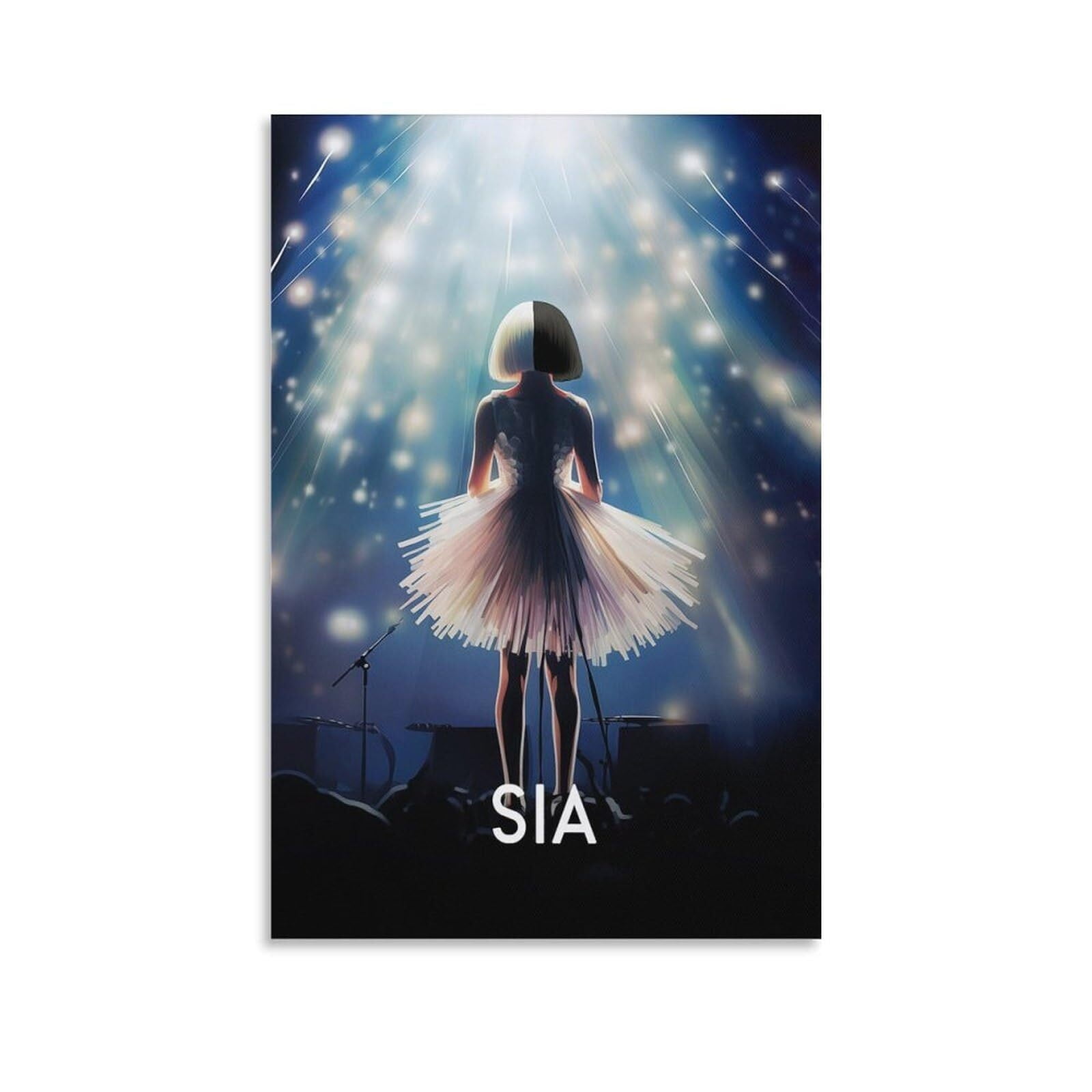 Sia Poster Print Canvas Poster Bedroom Decoration Landscape Office ...