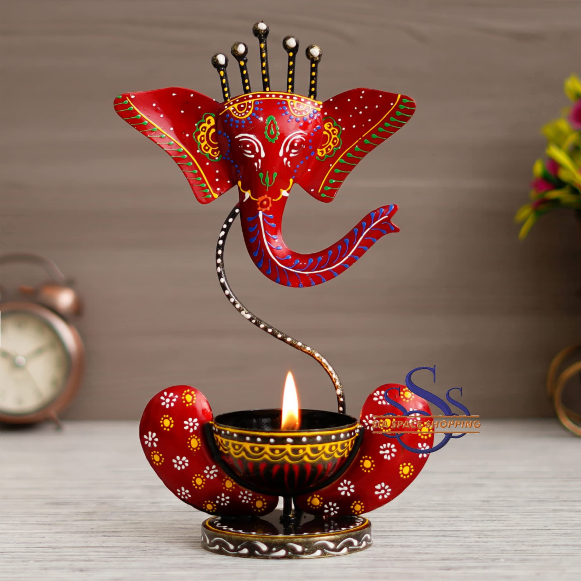 Sia Space Shopping Handicraft Metal/ Iron Handpainted Stand Showpiece ...