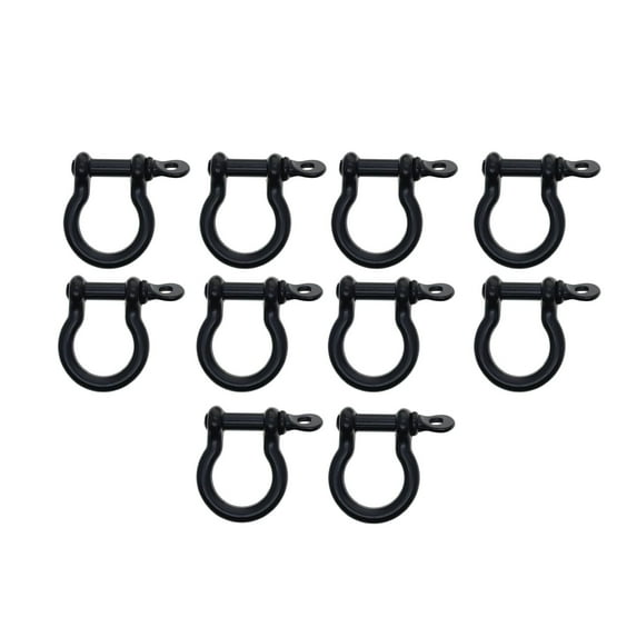 SiaBiced 10 Pieces Chain Buckles Fasteners Shackle DIY Key Chian Bow ...
