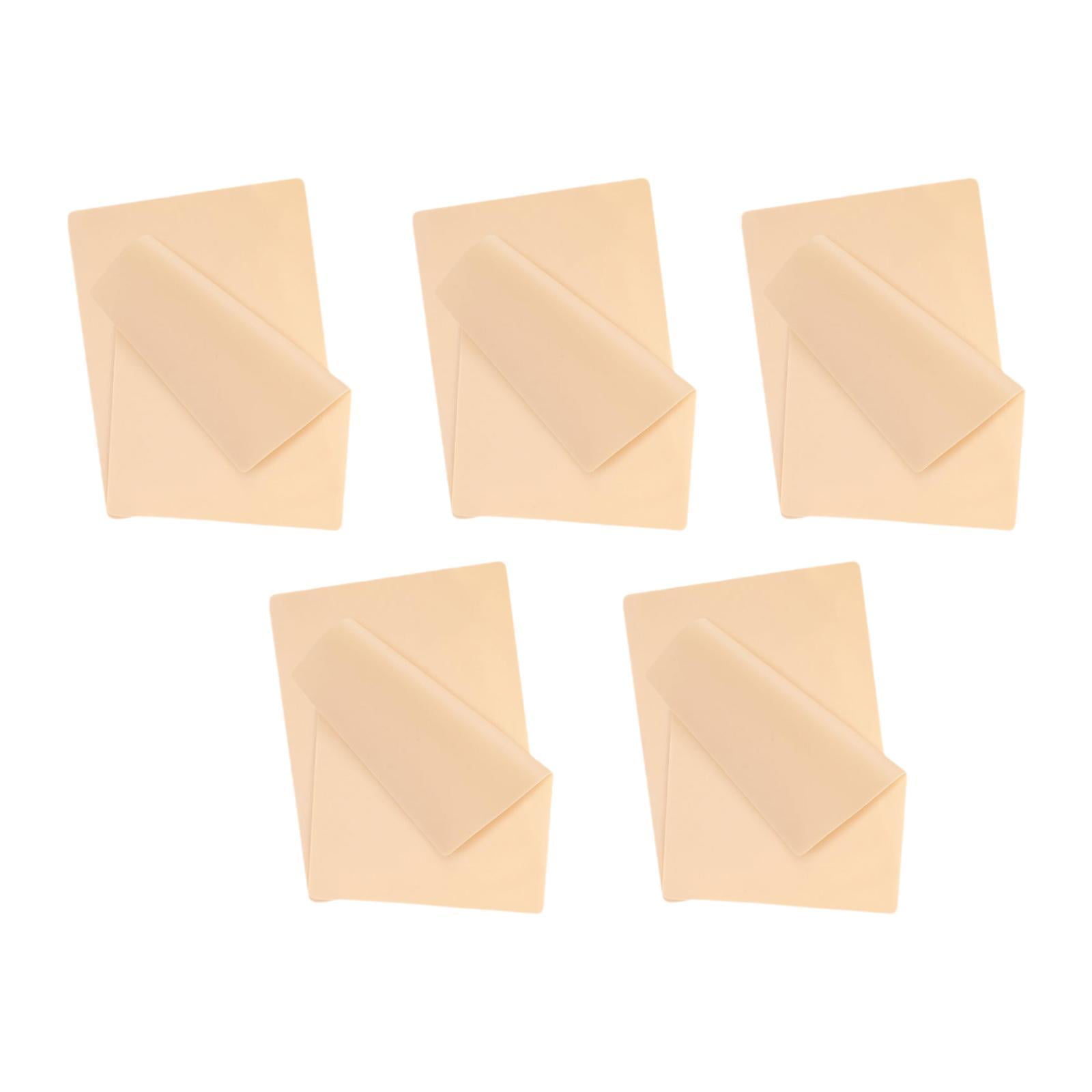 SiaBiced 10x Blank Silicone Skin Practice Sheet Double Sided Stencil ...
