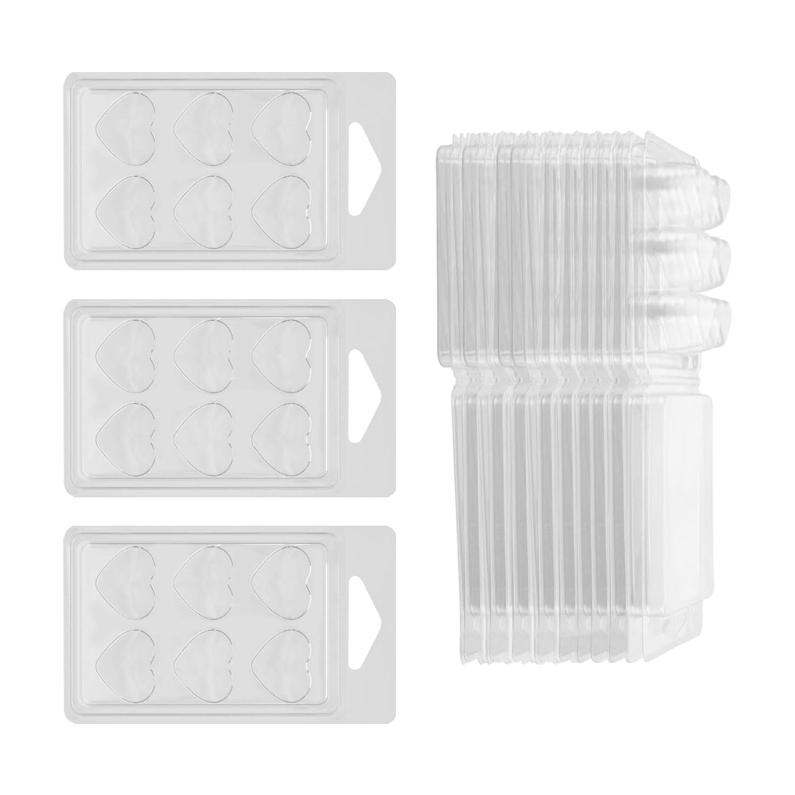 SiaBiced 10x Candles Melt Clamshells Molds DIY Candle Container Sturdy ...