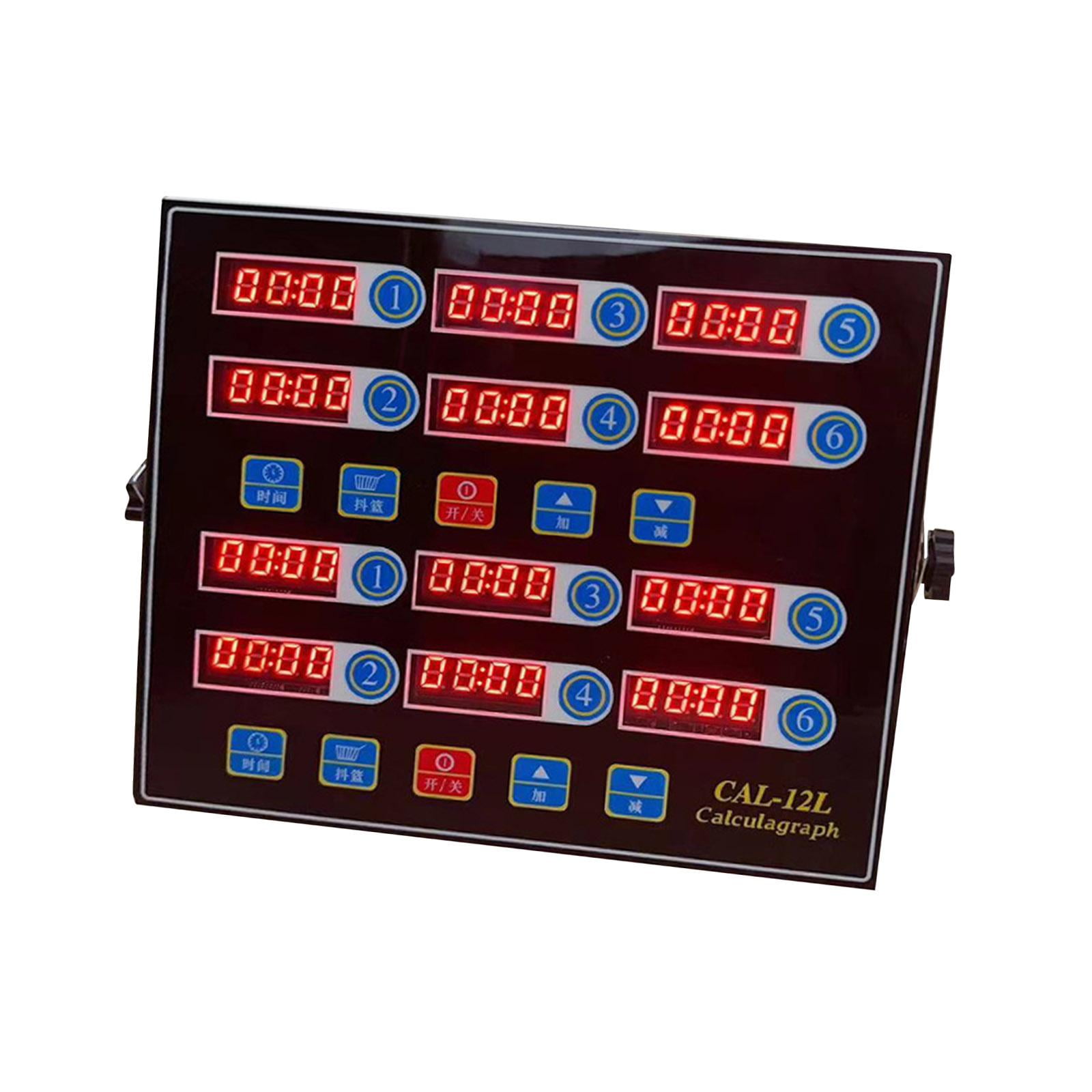 SiaBiced 12 Channels Memory Function Commercial Kitchen Timer Bakery ...