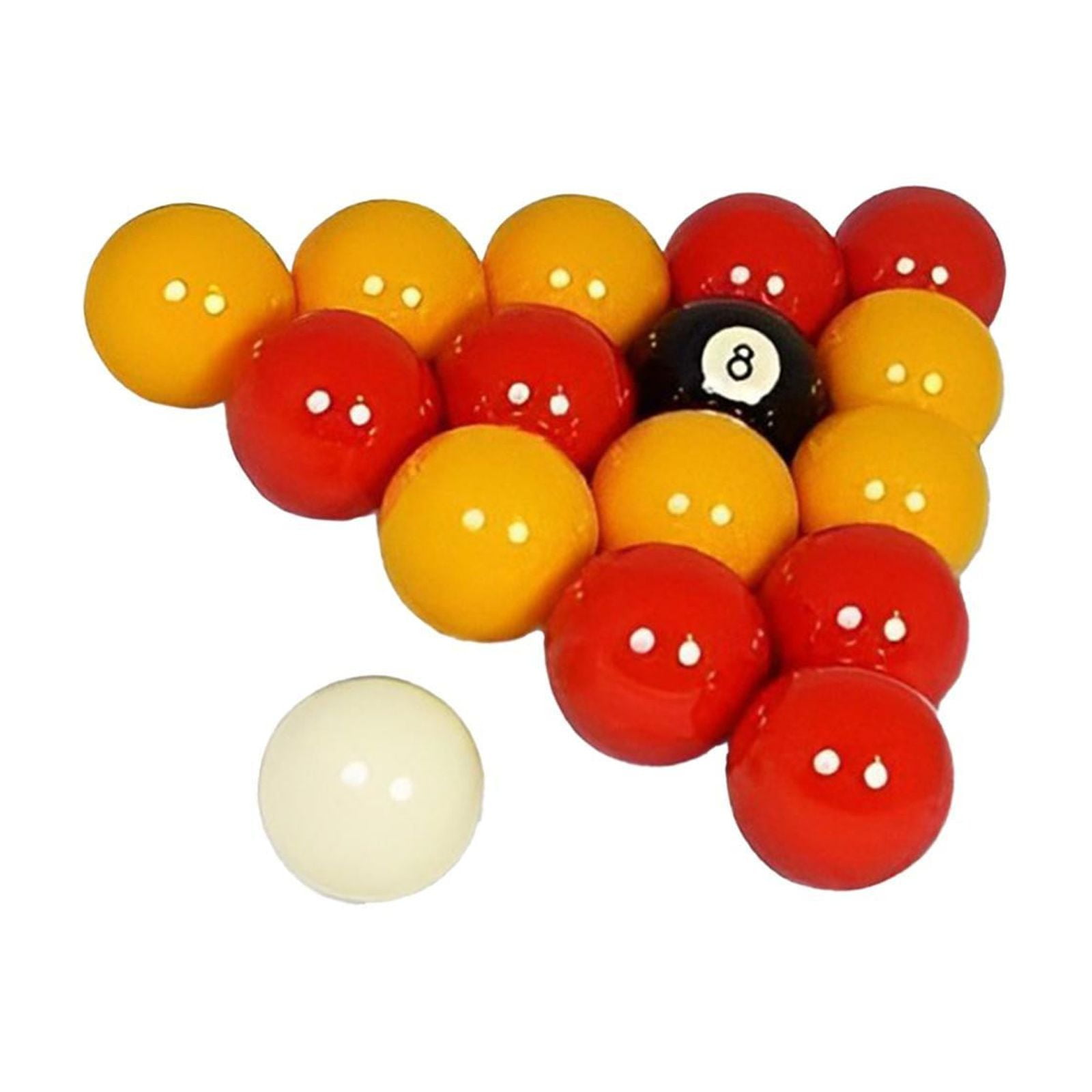SiaBiced 16 Pieces Billiard Balls Professional Billiards Supplies Resin ...