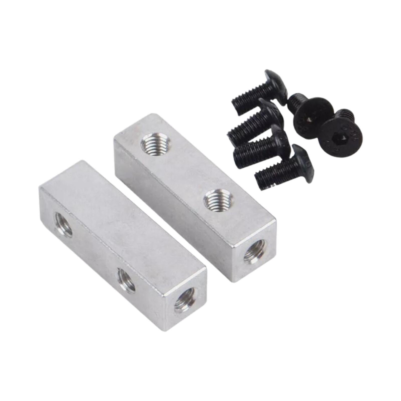 SiaBiced 2 Pieces RC Servo Mount Aluminium Servo Stays DIY Accs with ...