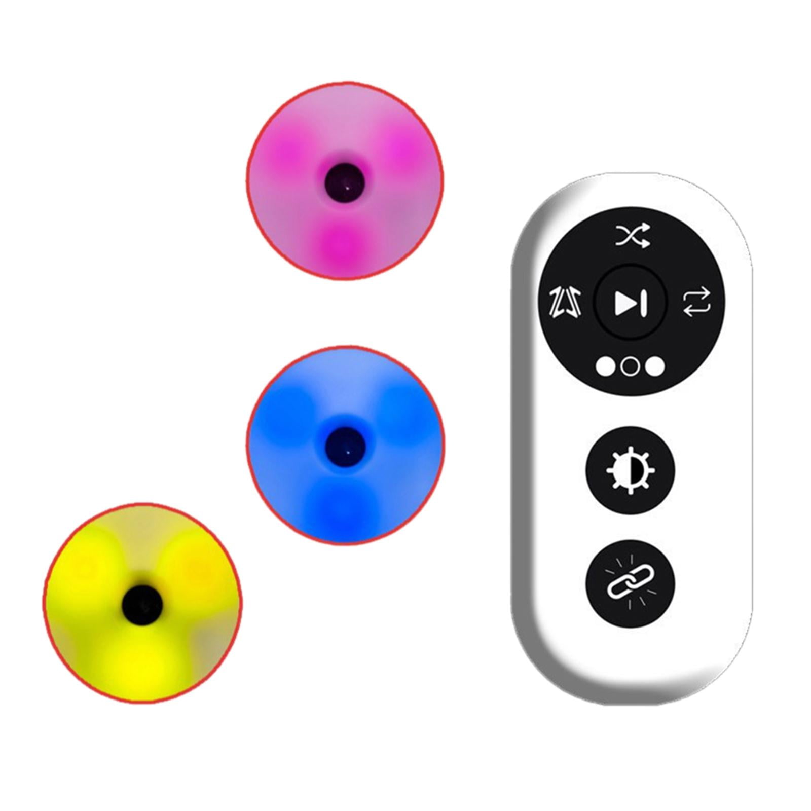 SiaBiced 3 Pieces Reaction Training Lights with Remote Control LED ...