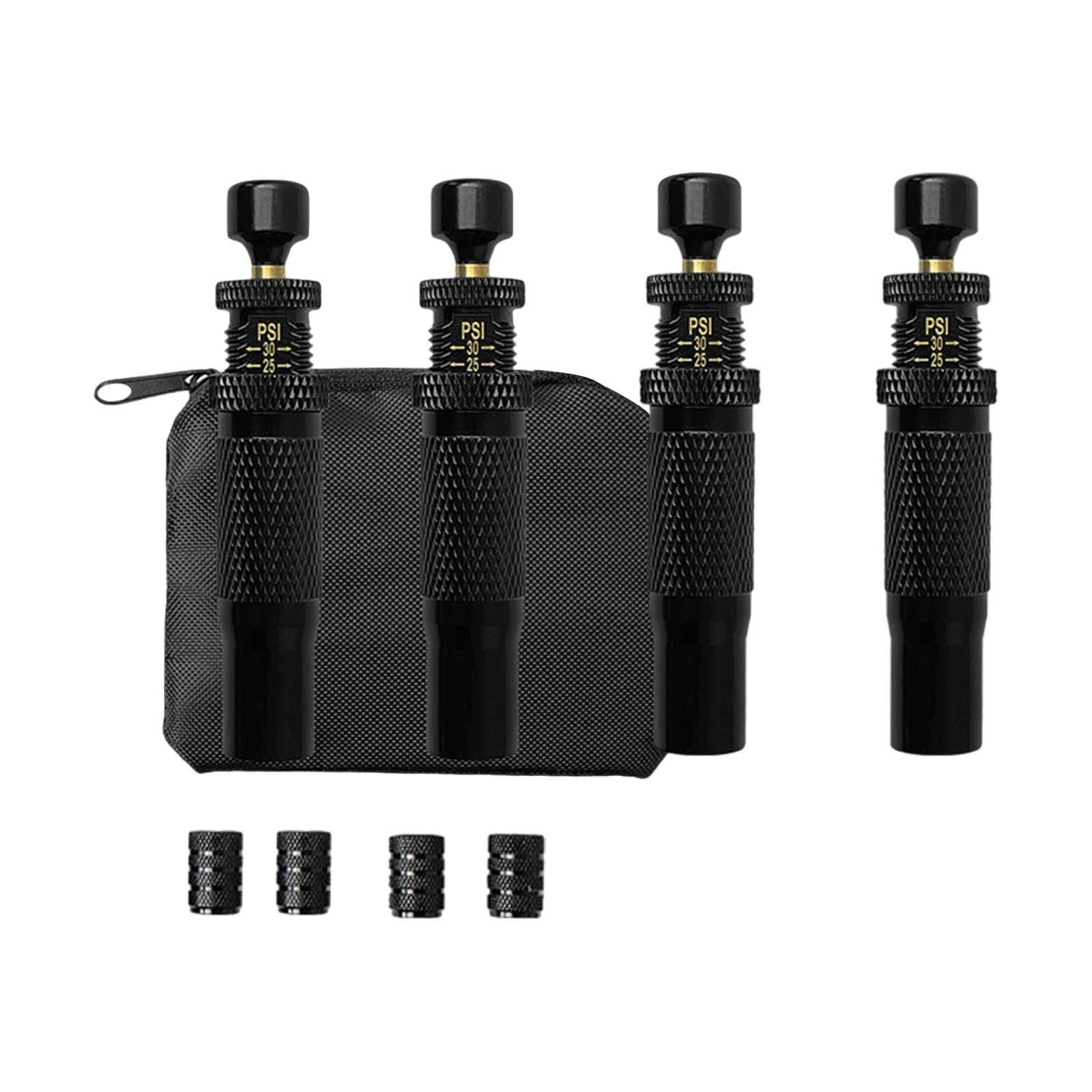 SiaBiced 4 Pieces Automatic Tire Deflation Valves Auto Stop Deflator ...
