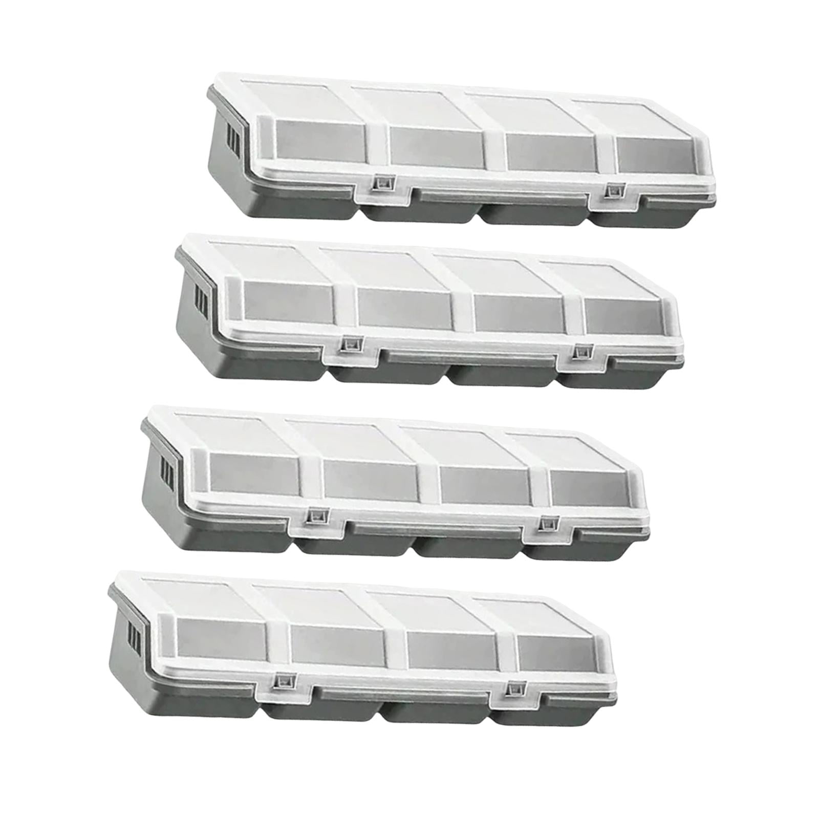 SiaBiced 4 Pieces Screw Organizer Divider Organizer for Small Parts ...