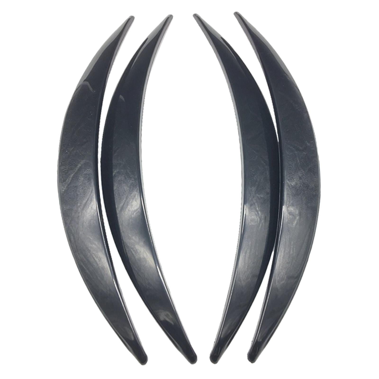 SiaBiced 4Pcs Generic Car Wheel Eyebrow Arch Trims Convenient Mudguards ...