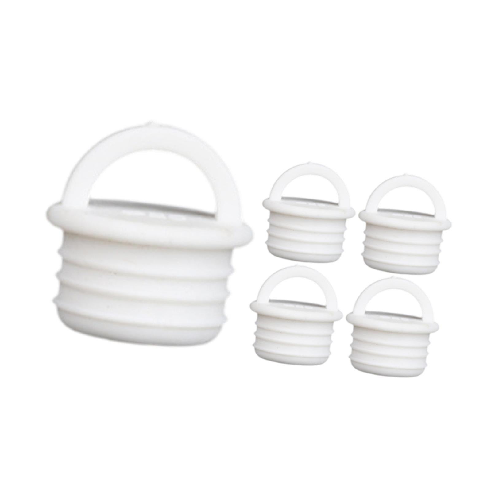 SiaBiced 5 Pieces Rotating Mop Bucket Drain Plugs Silicone Water ...