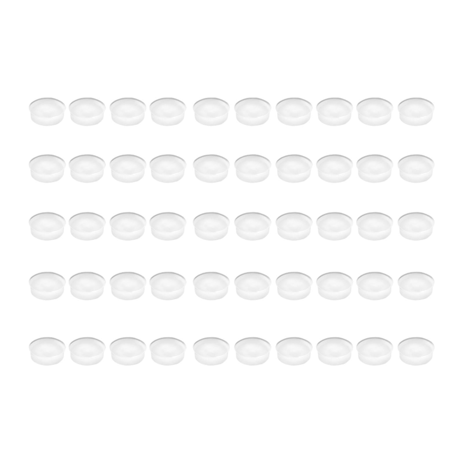 SiaBiced 50 Pieces Flute Open Hole Plugs Repair Parts Transparent ...