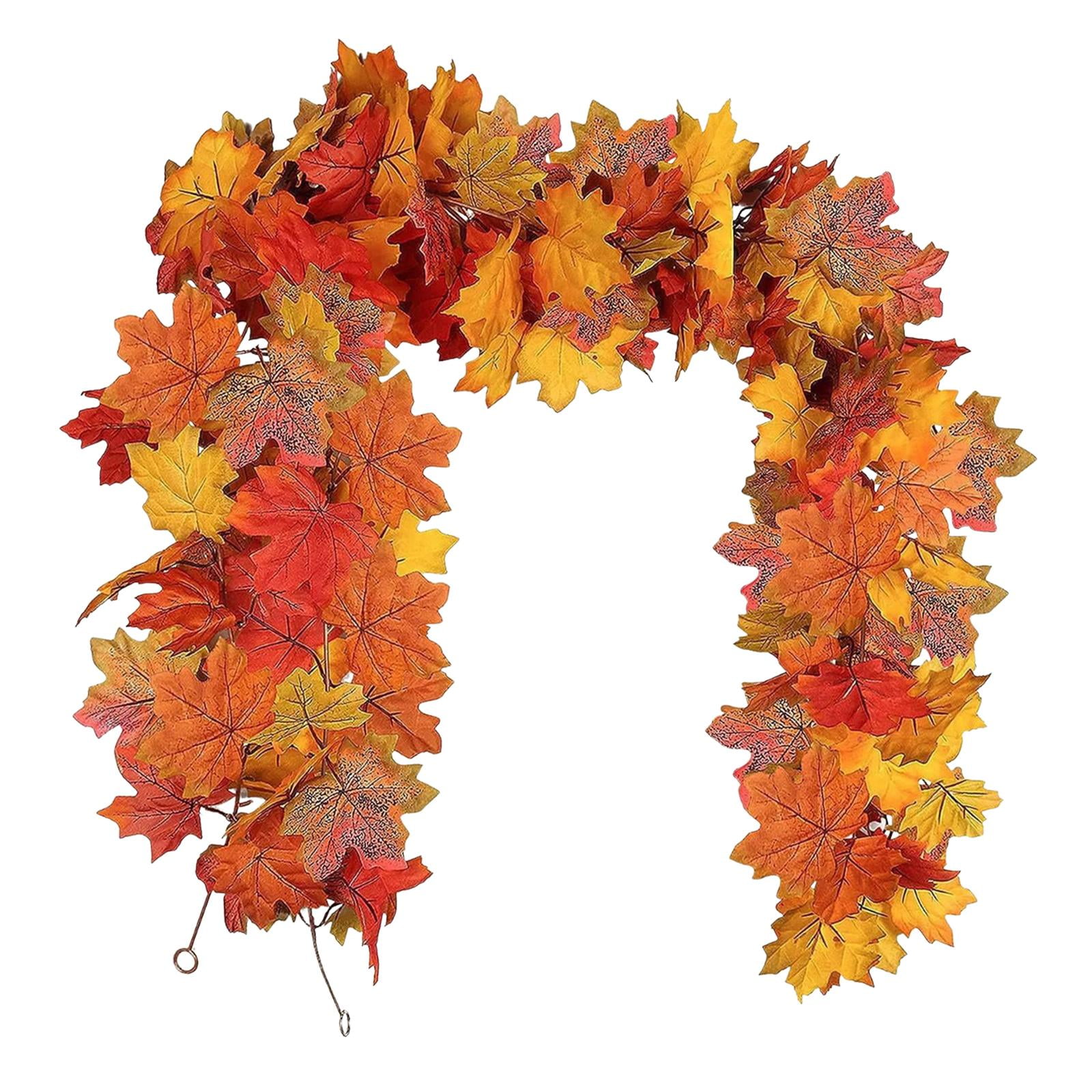SiaBiced Artificial Fall Garland 175cm Harvest Festival Decor for ...