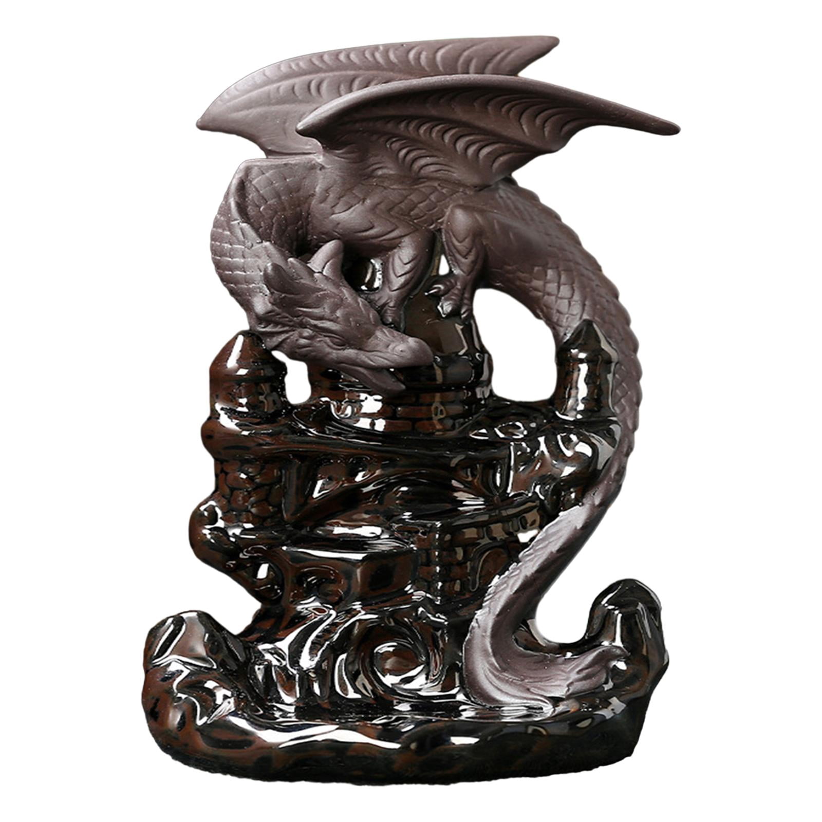 SiaBiced Backflow Burner Dragon Backflow Holder Home Decoration ...