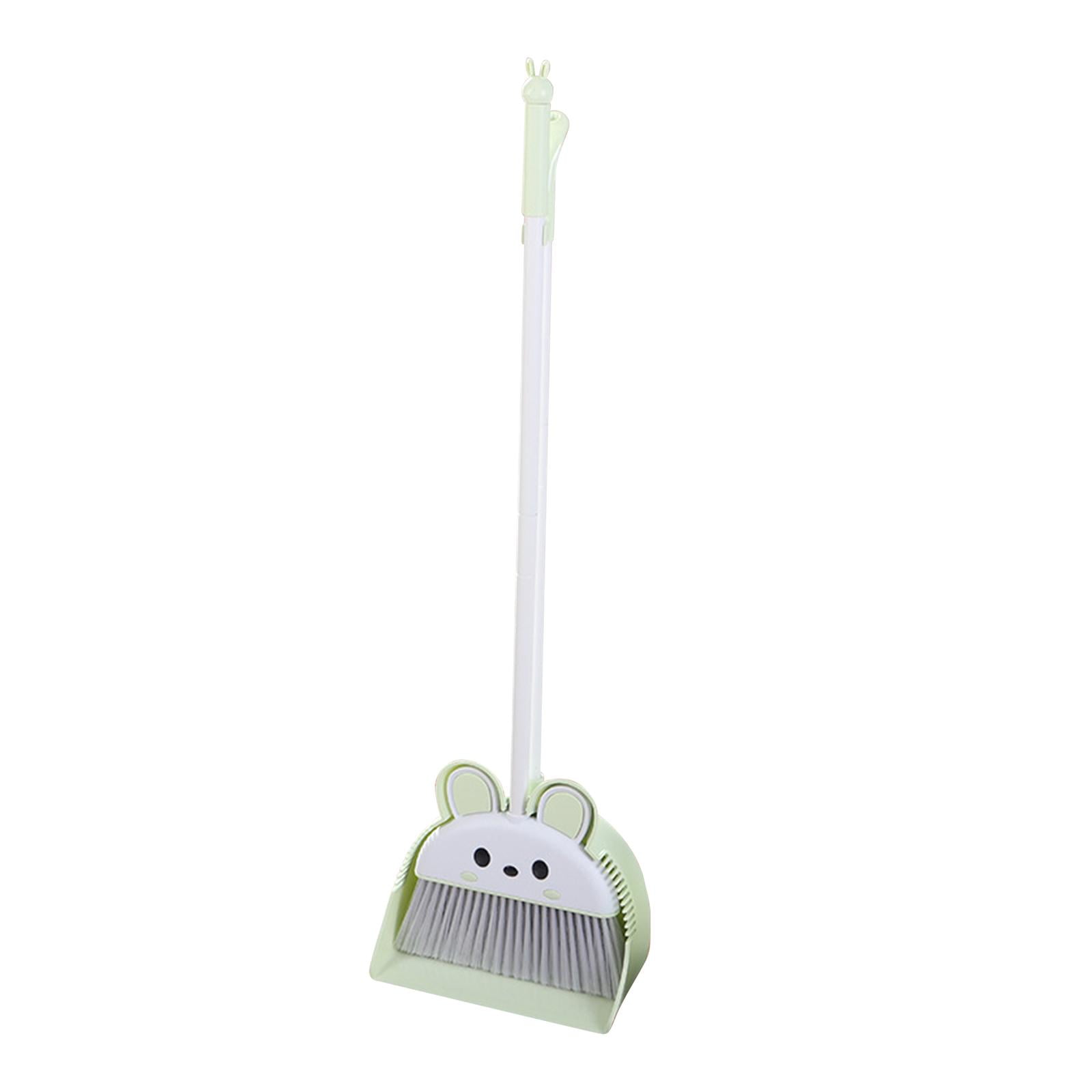 SiaBiced Broom and Dustpan Set Dense s Built in Broom Comb Sweeping ...