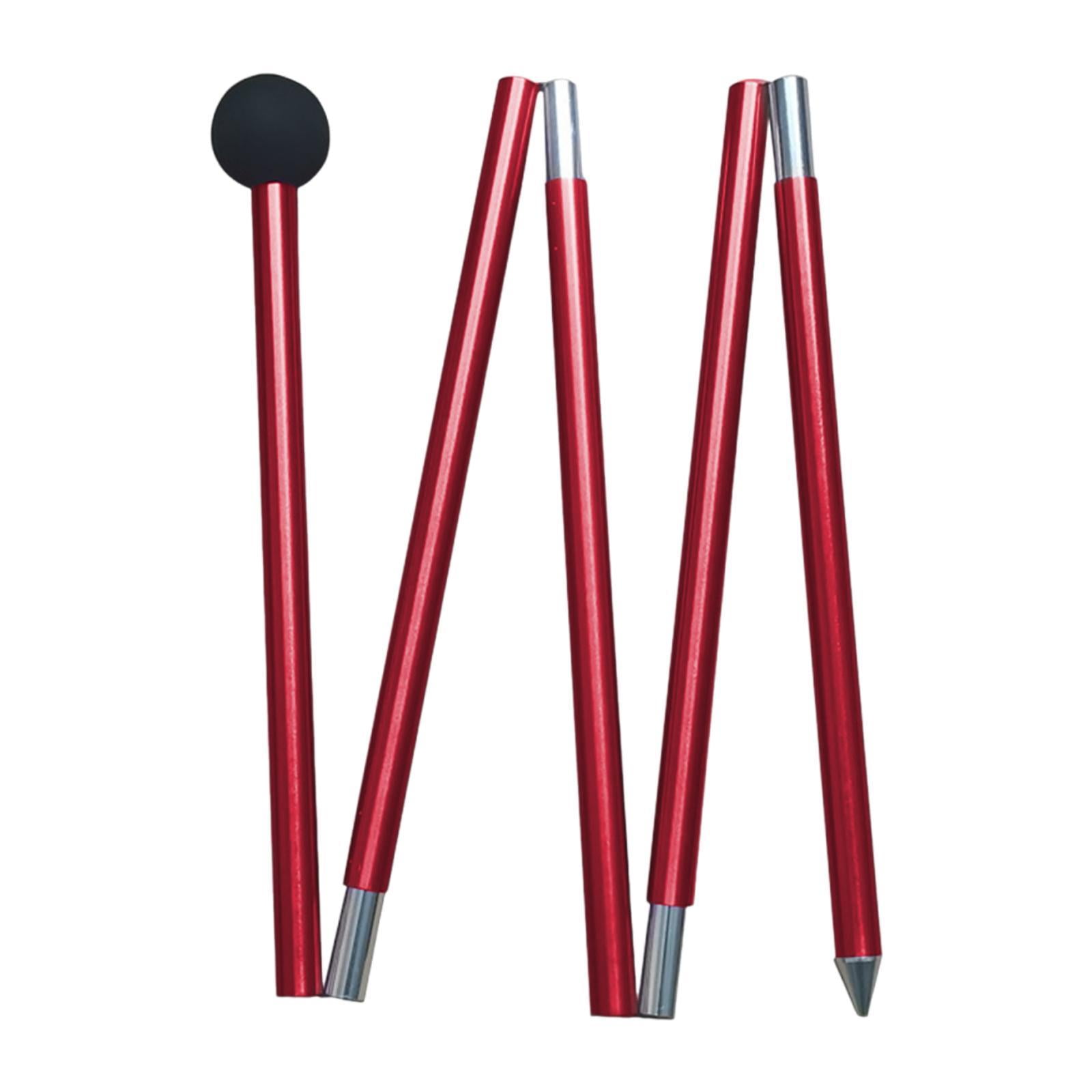 SiaBiced Canopy Rod Tarp Pole Shelter Building Stand Five Sections ...