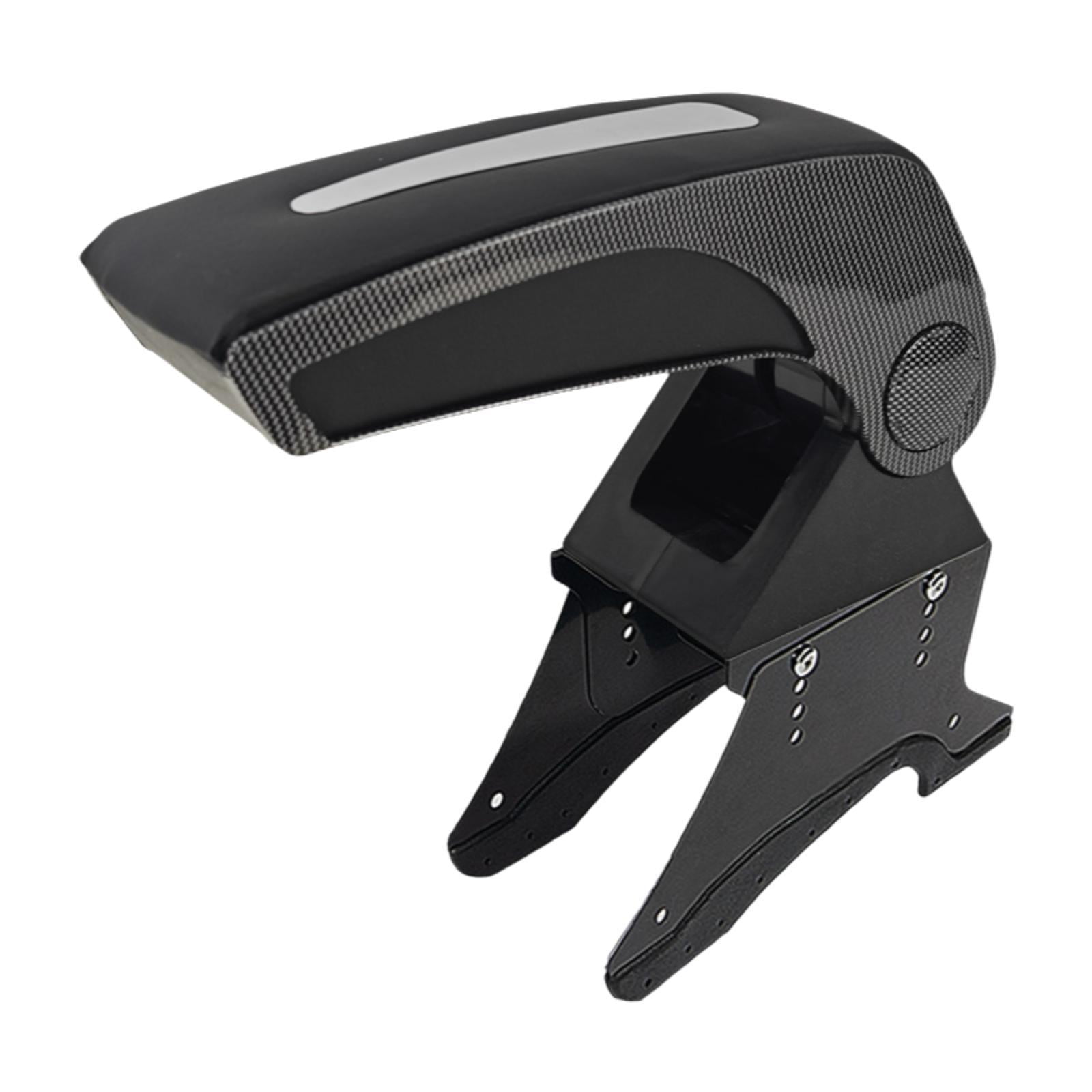 SiaBiced Car Center Console Armrest Box Car Height Adjustable PU Arm ...