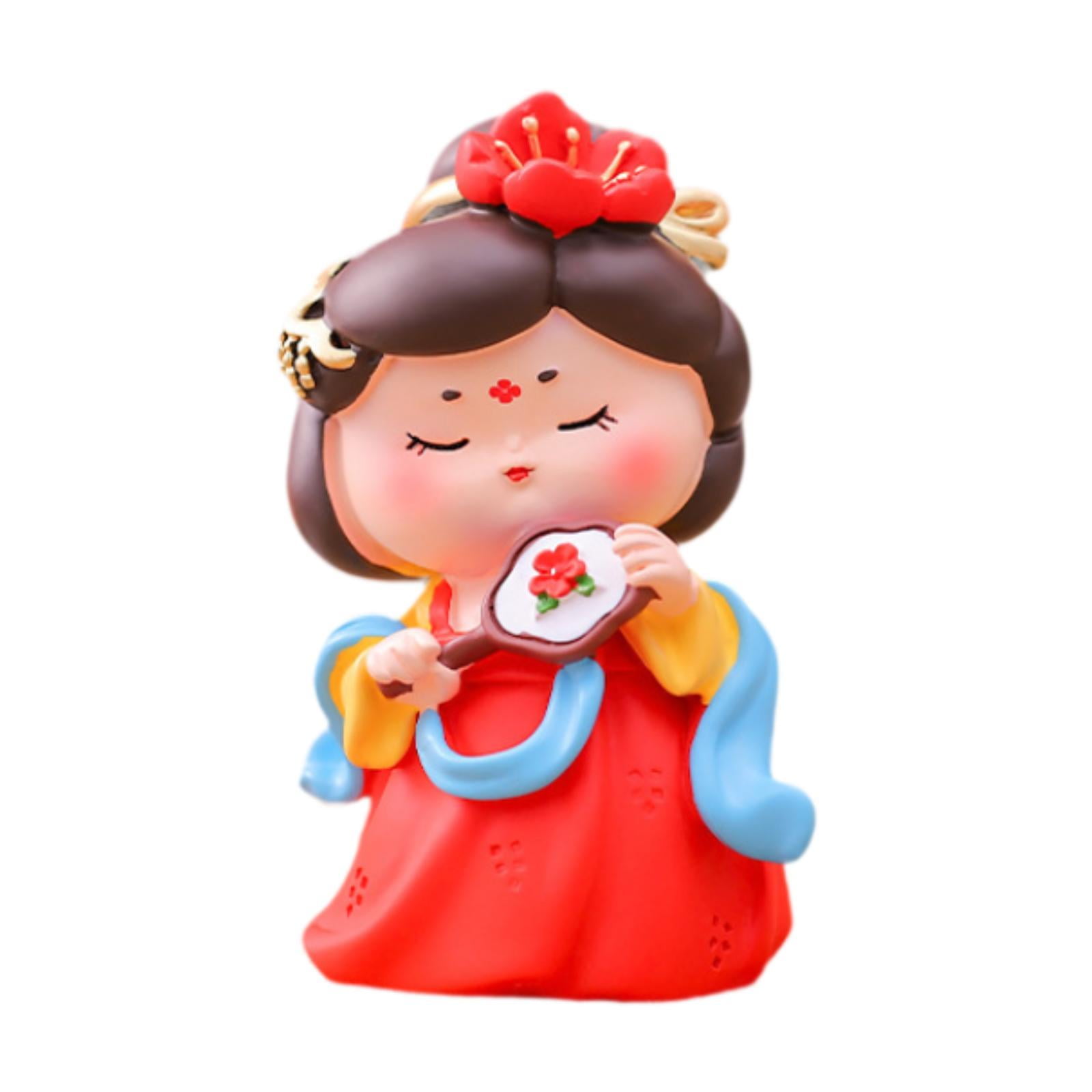 SiaBiced Cartoon Tang Lady Statue Desk Collection Traditional ...