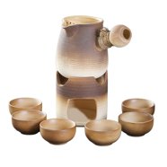 ZENS Japanese Teapot Set with Infuser, 27oz Modern Bentwood Handle ...