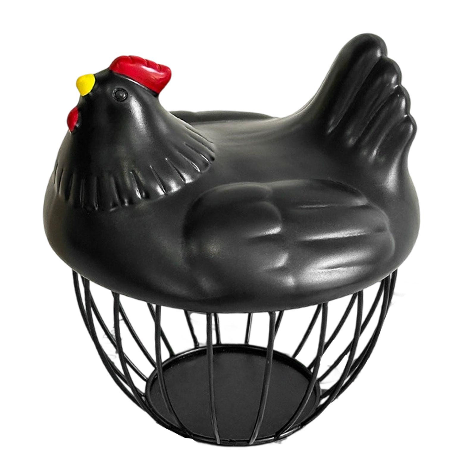 SiaBiced Chicken Egg Basket Decorative Chicken Egg Holder for ...