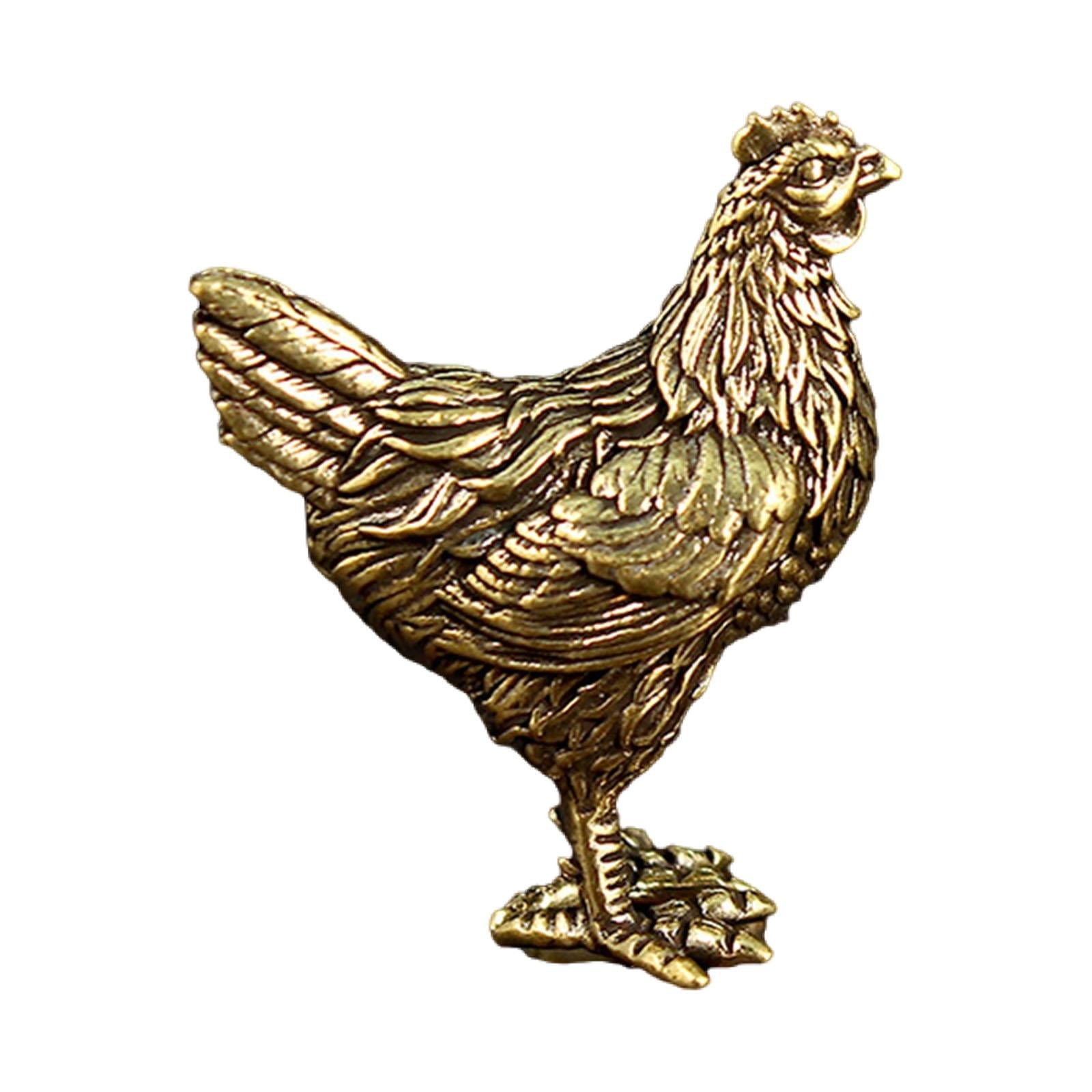 SiaBiced Chicken Shaped Tea Pet Ornament Art Crafts Handcrafted ...