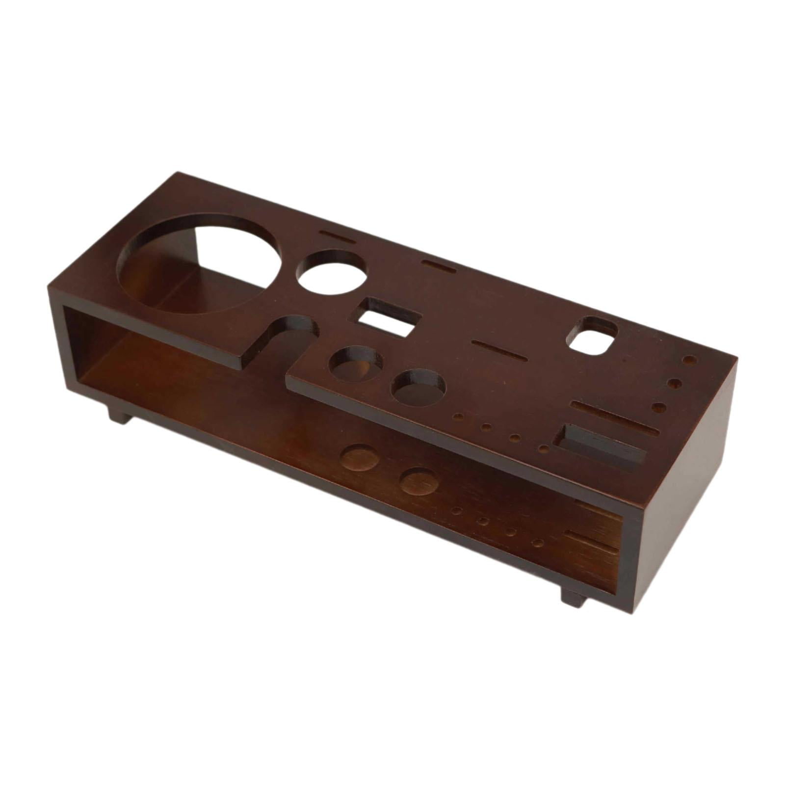 SiaBiced Cocktail Bartending Set Wooden Stand Bartender with Stand ...