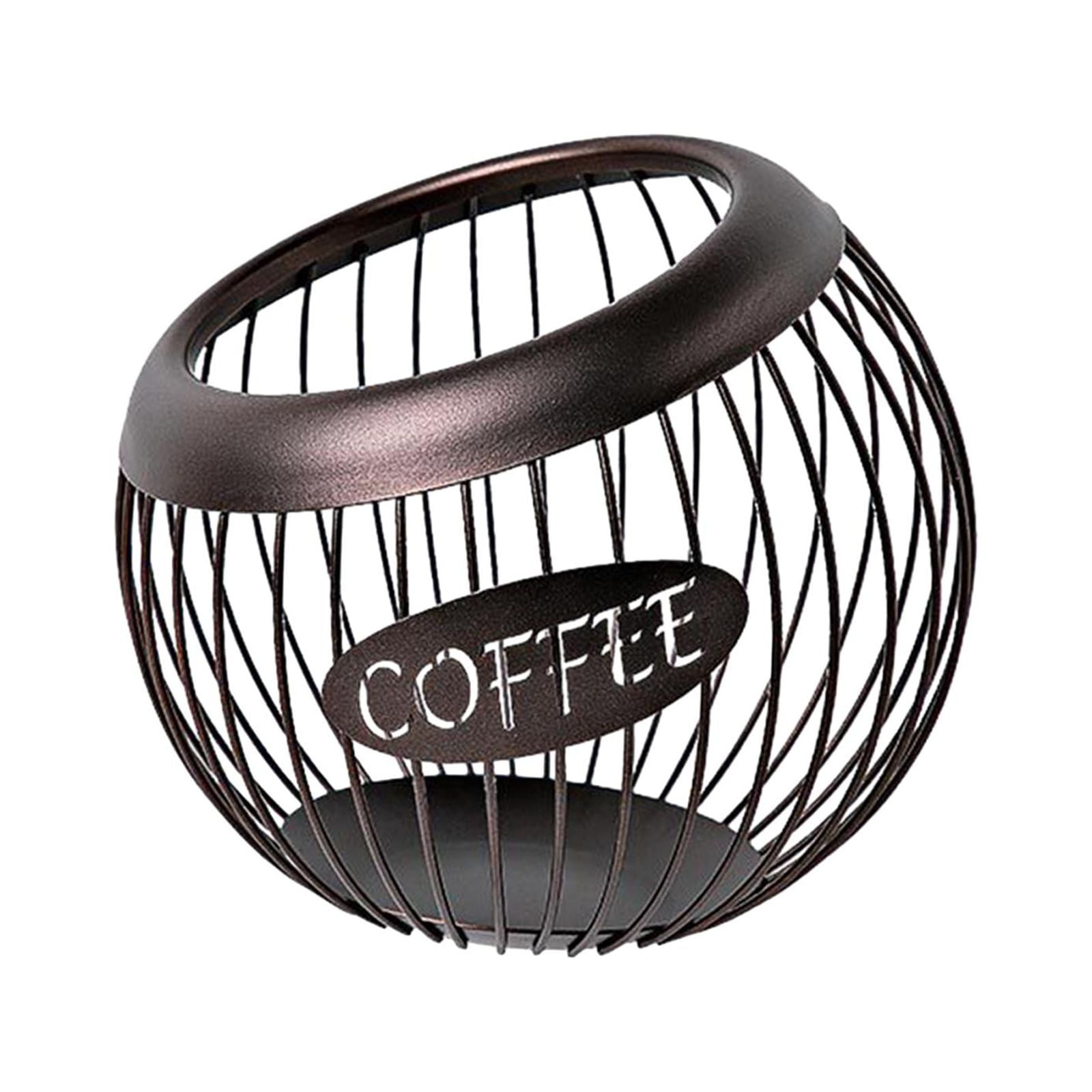 SiaBiced Coffee Capsule Holder Desktop Organizer Space Saving Wrought ...