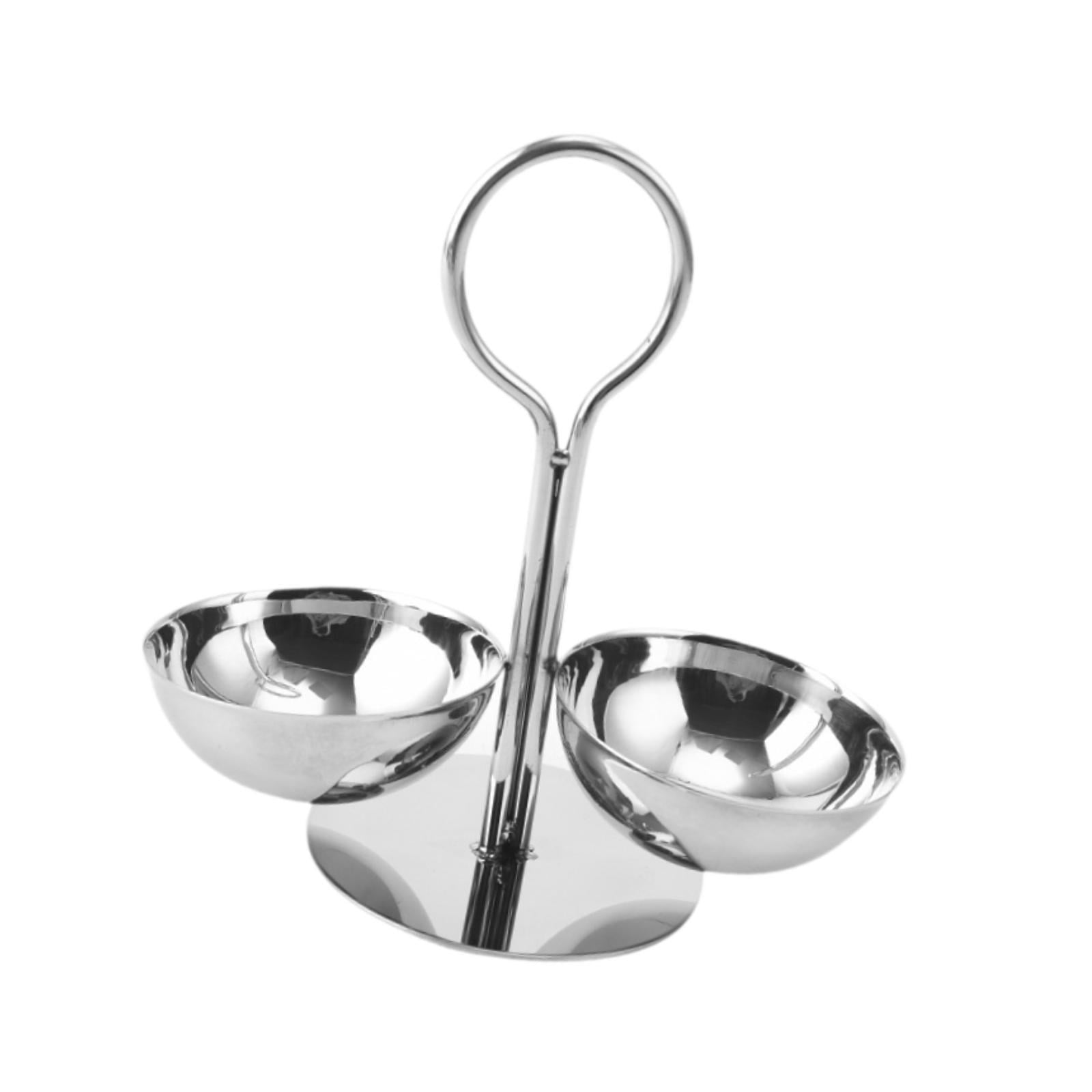 SiaBiced Condiment Serving Bowl Divided Serving Tray Chip Dips Serving ...
