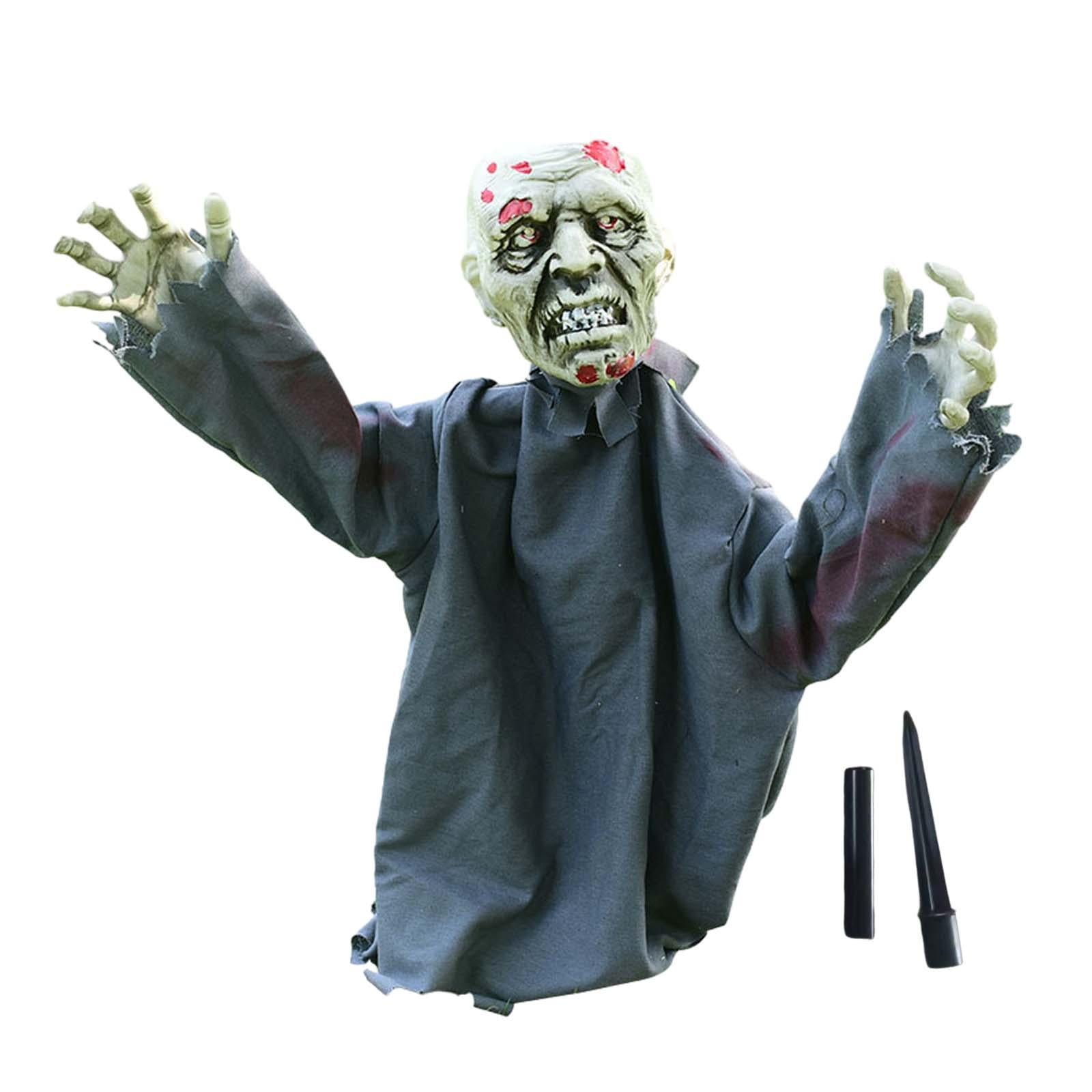 SiaBiced Creepy Zombie Lawn Stake Haunted House Prop Horror Theme Party ...