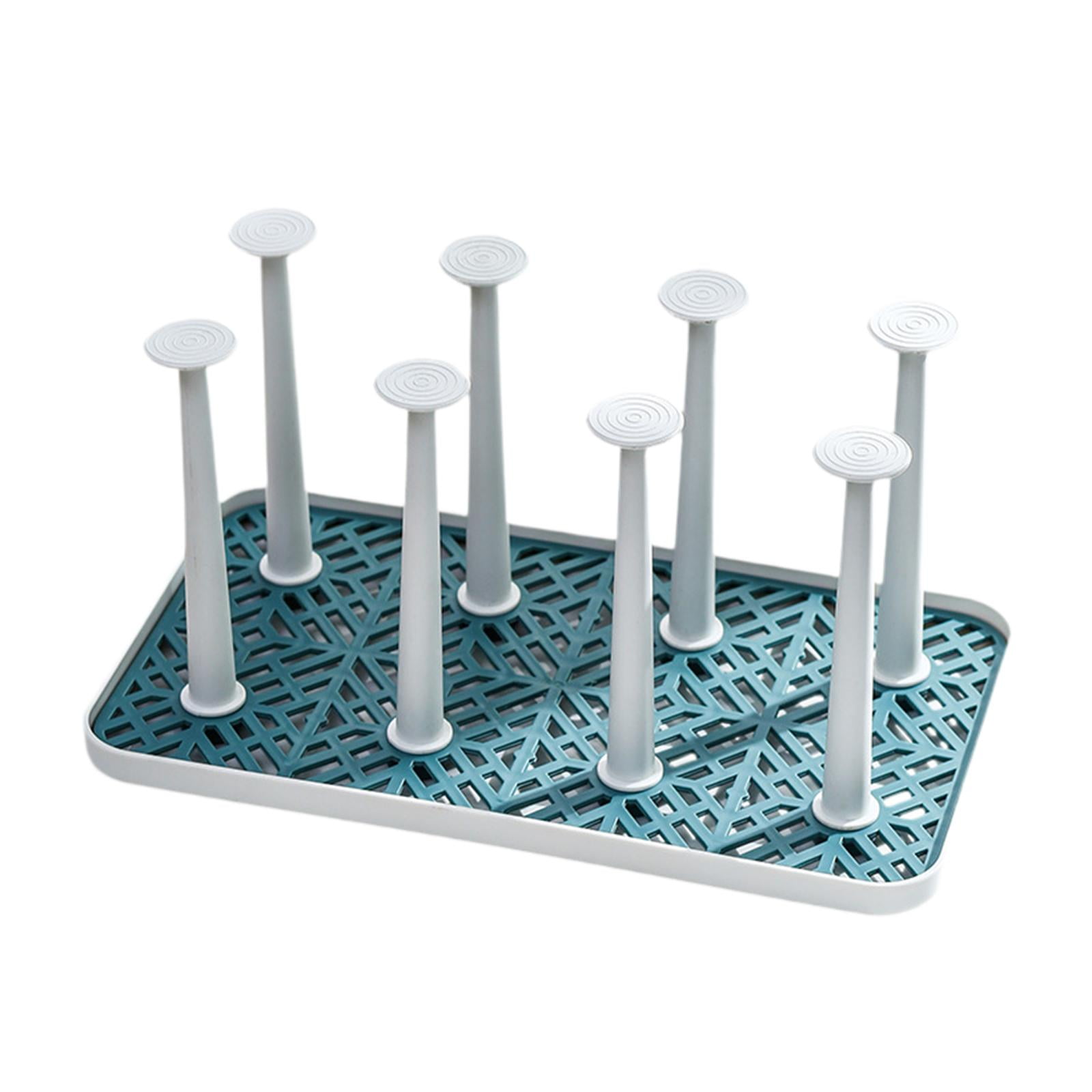 SiaBiced Cup Rack Milk Bottle Anti Scratch Drinking Glass Drainer ...