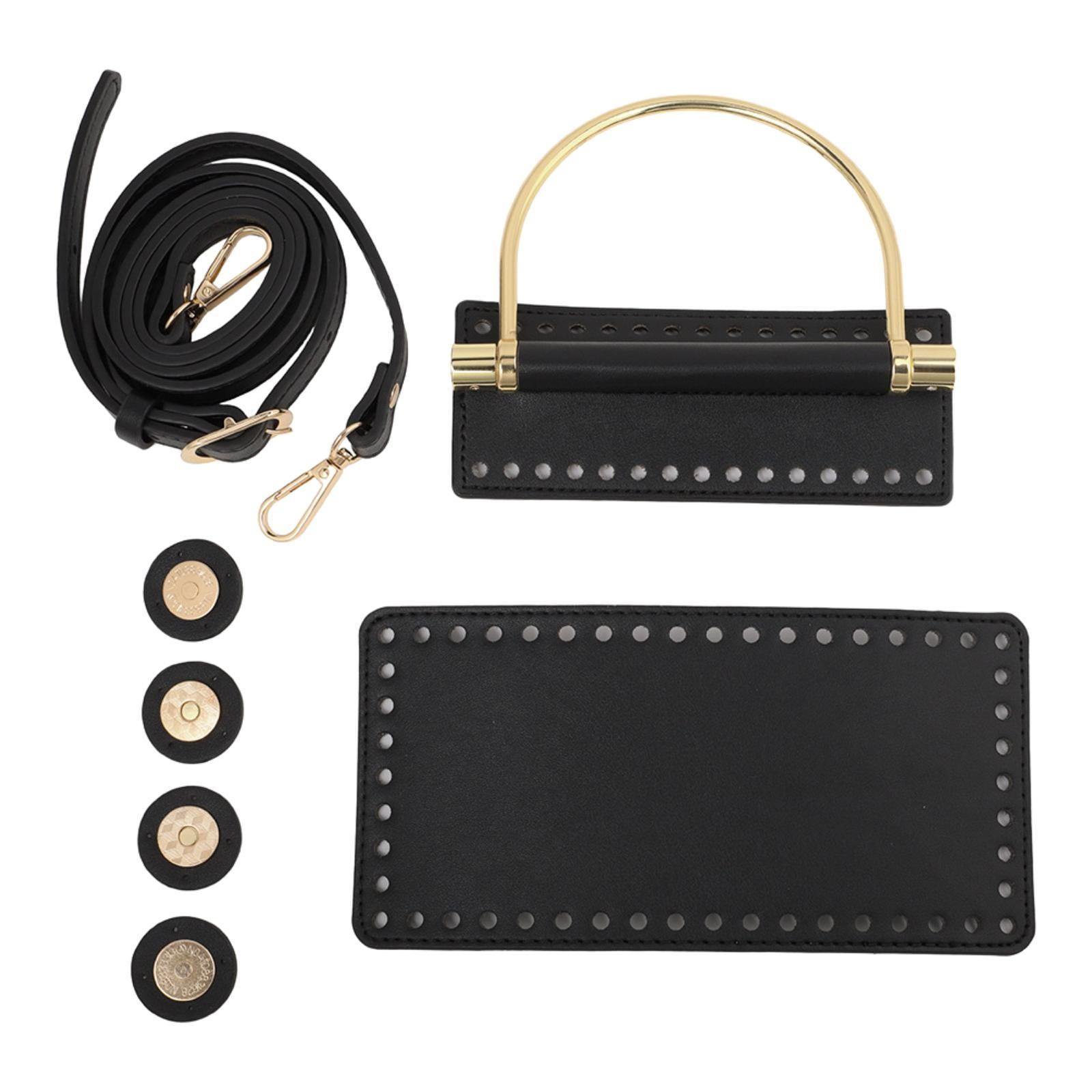 SiaBiced DIY PU Leather Crochet Bag Adjustable Strap Carry Handle for ...