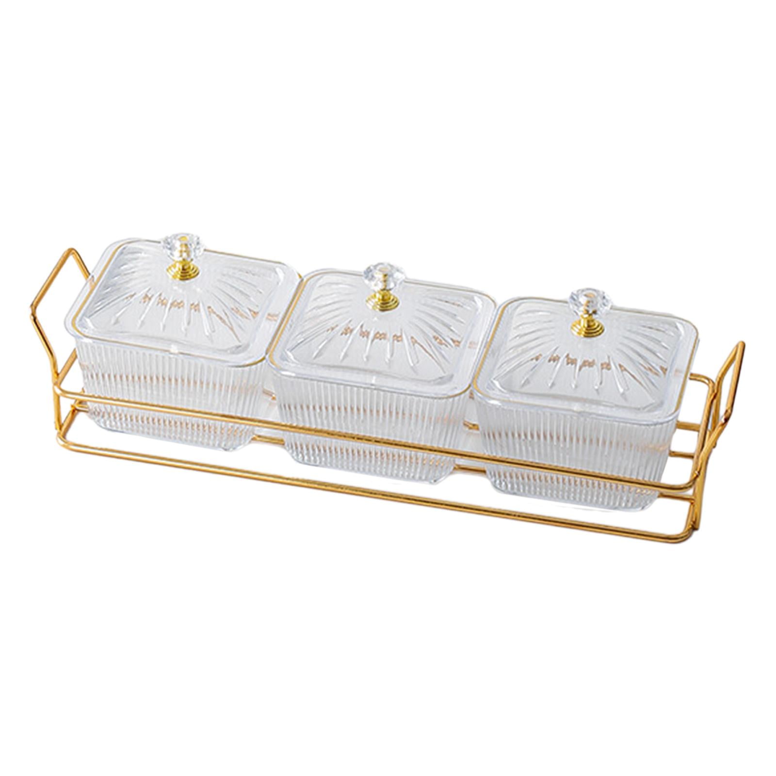 SiaBiced Divided Serving Dish Dried Fruit Tray Appetizer Tray Fruit ...