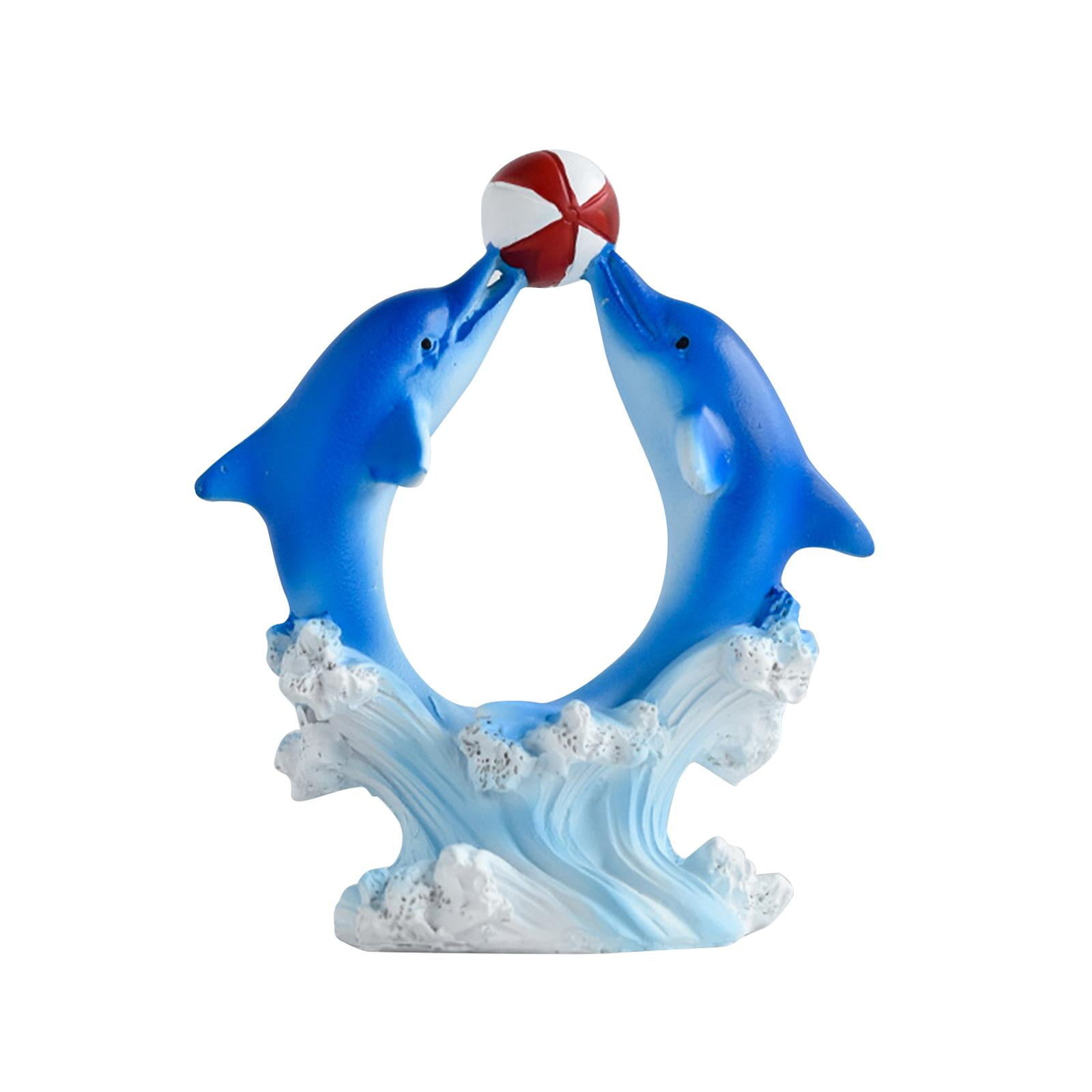 SiaBiced Dolphin Statue Figurine Collectible Decors Birthday Gift Resin ...