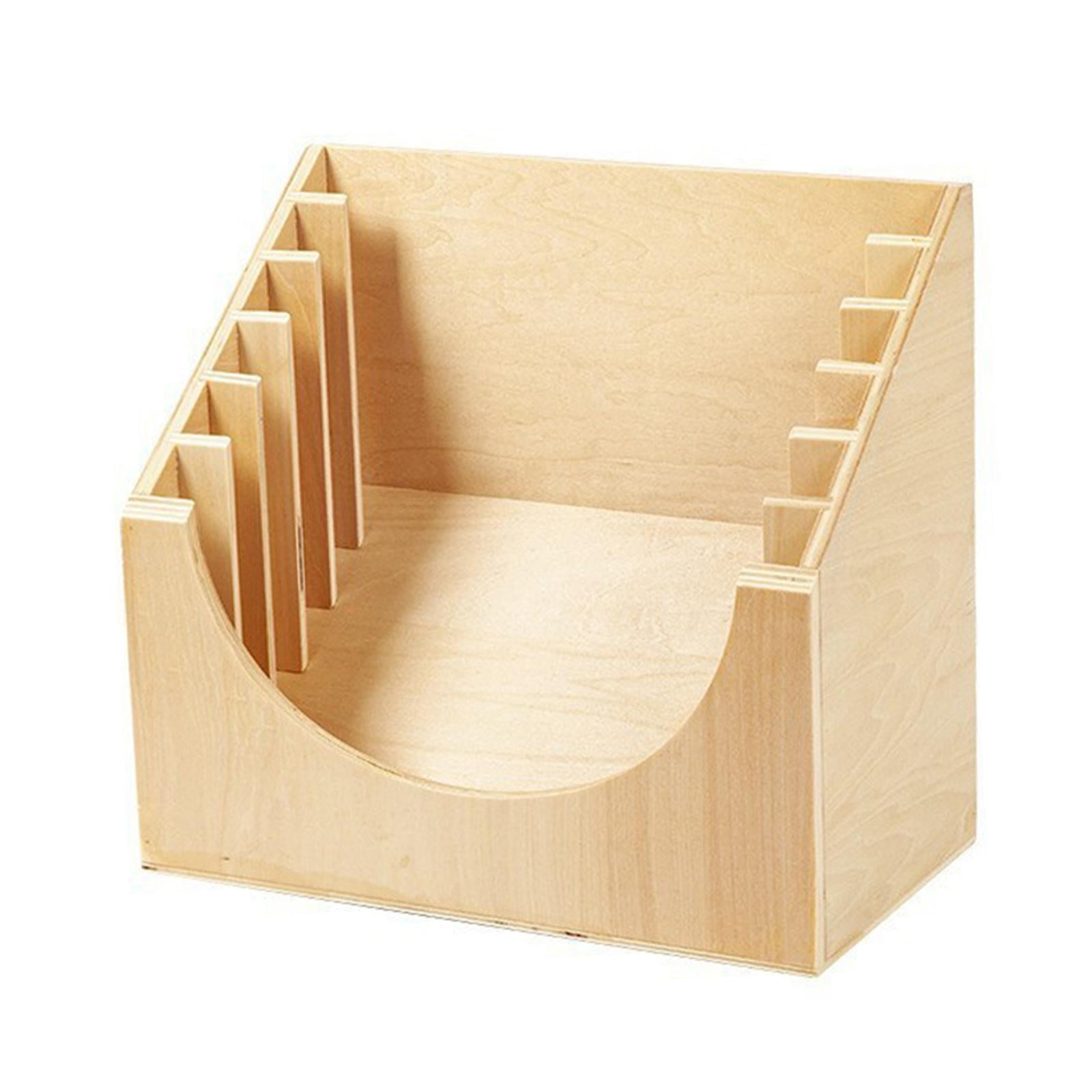 SiaBiced Dress Boards Storage Frame 6 Compartment Wooden for Button ...