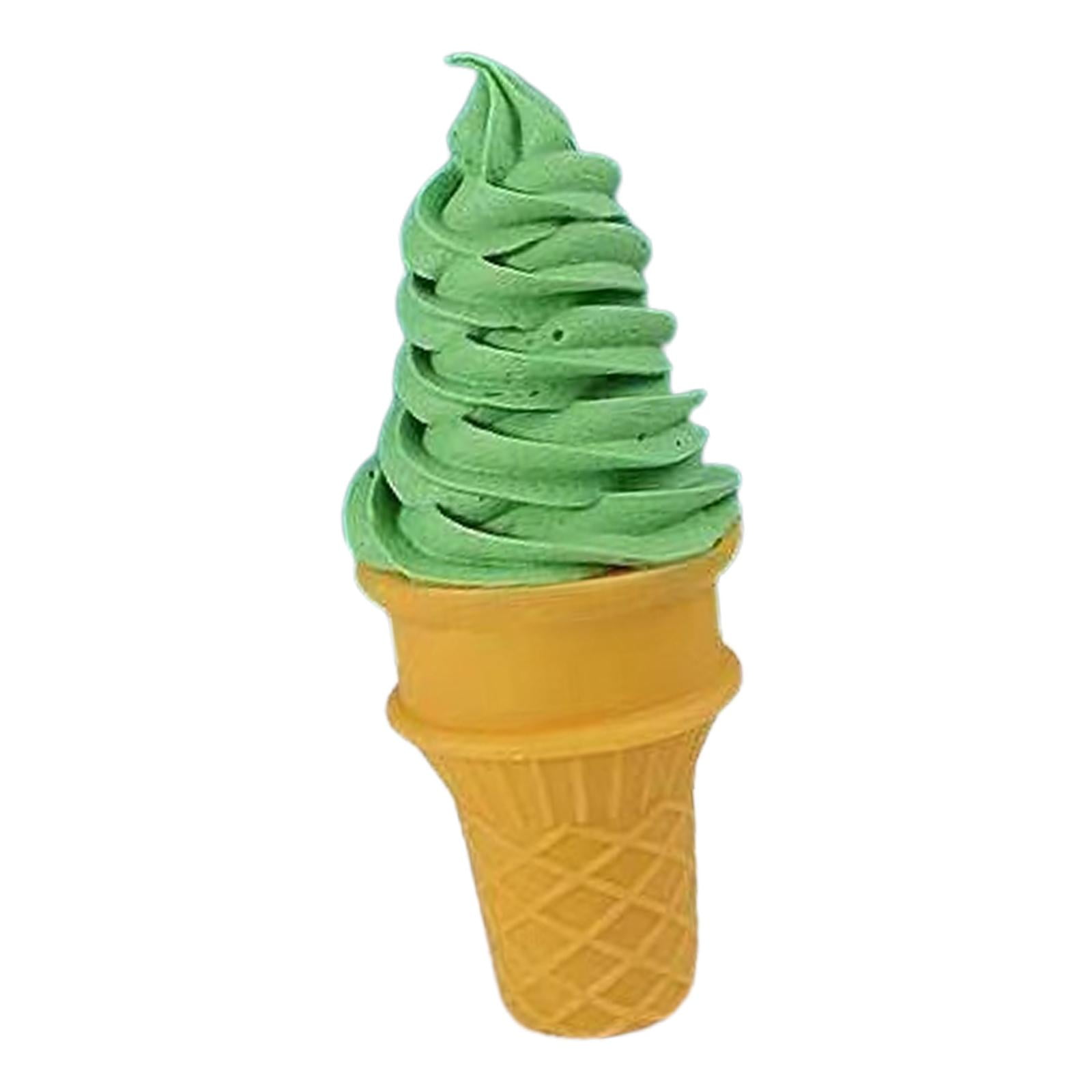 SiaBiced Fake Ice Cream Cone Cold Drink Food imulation Ice Cream Model ...