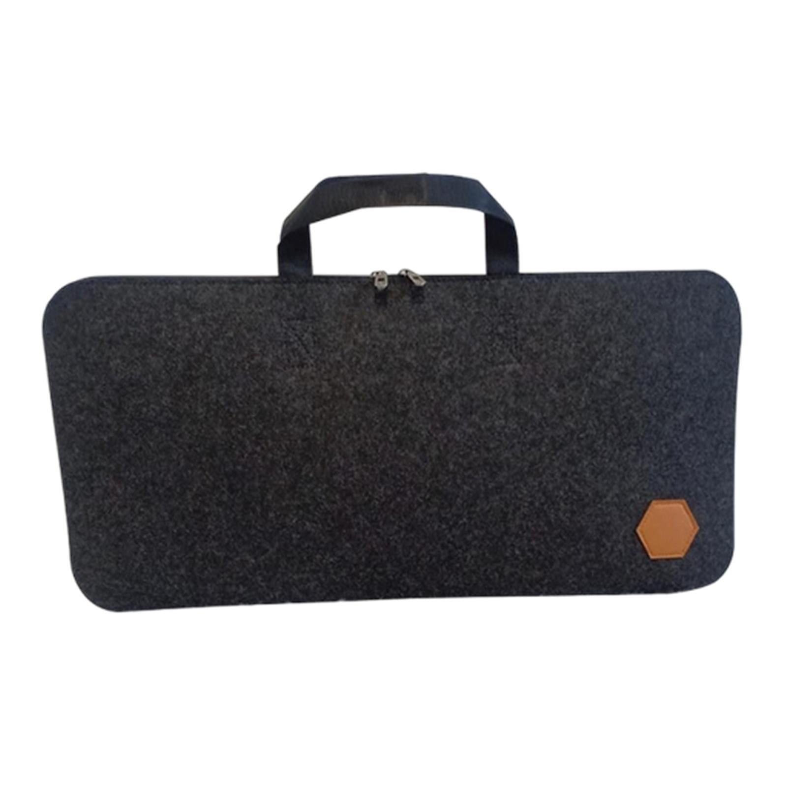SiaBiced Felt Keyboard Storage Bag Dustproof PC Keyboard Case for ...