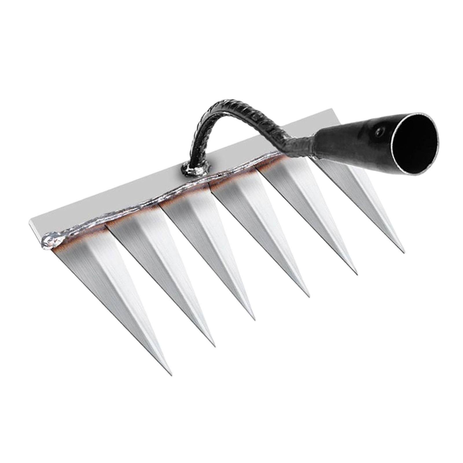 SiaBiced Garden Hand Rake, Weed Removal Rake, Agricultural Tools, Heavy ...