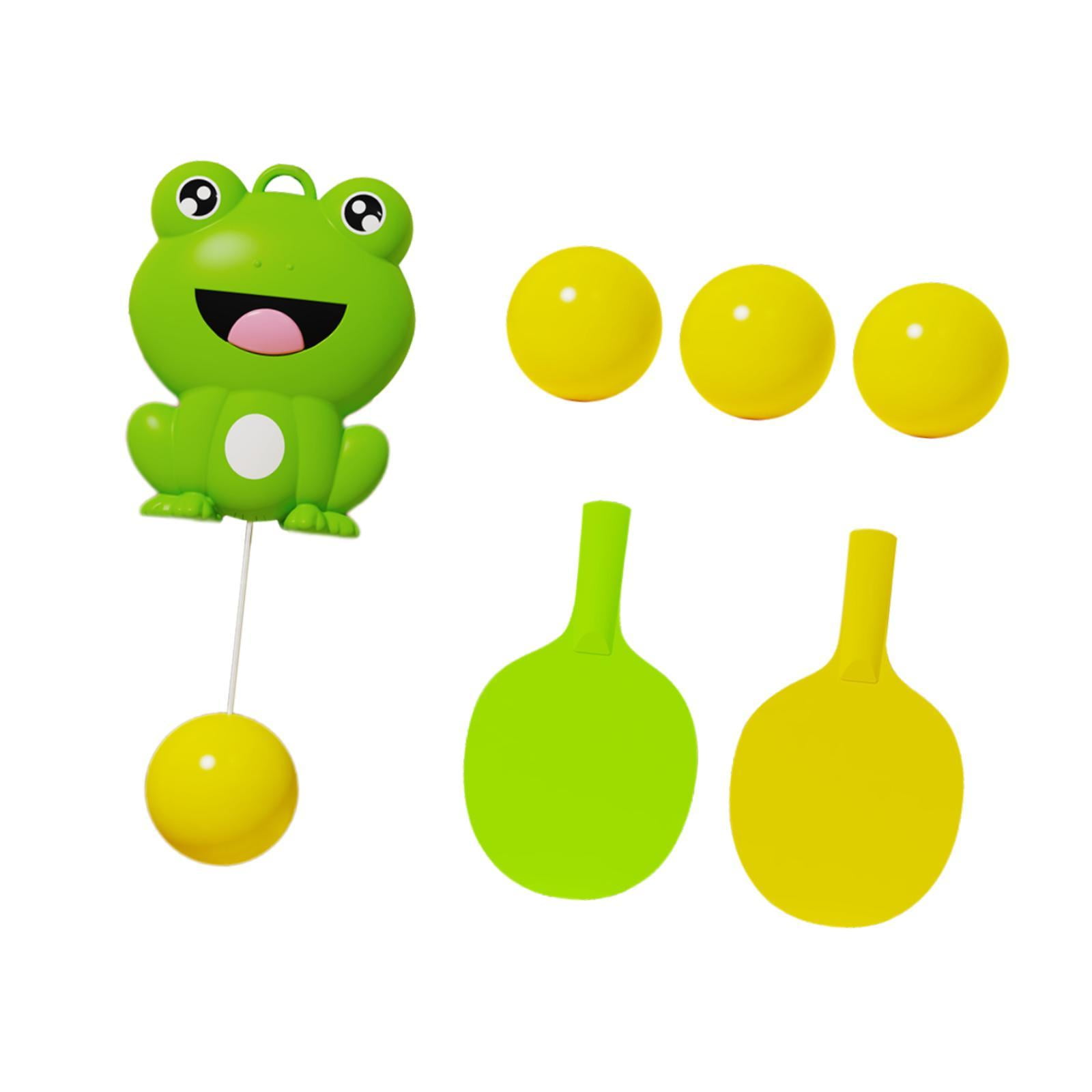 SiaBiced Hanging Frog Table Tennis Trainer Practical Improve Hand Eye ...