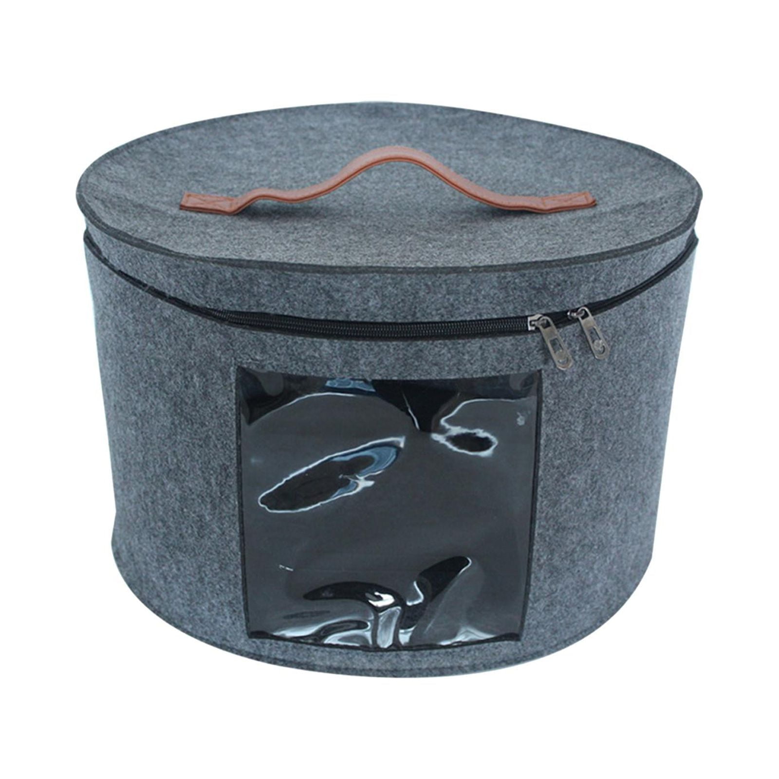 SiaBiced Hat Box Foldable Storage Bin Hat Storage Box Round Boxes for ...