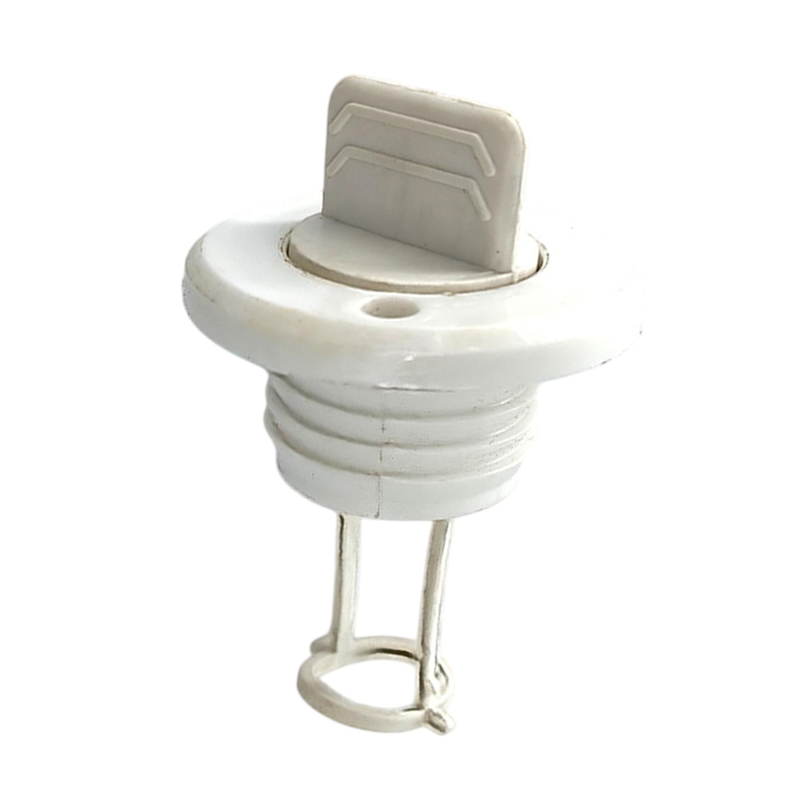 SiaBiced Hull Thread Boat Drain Plug Nylon White Accessory Portable ...