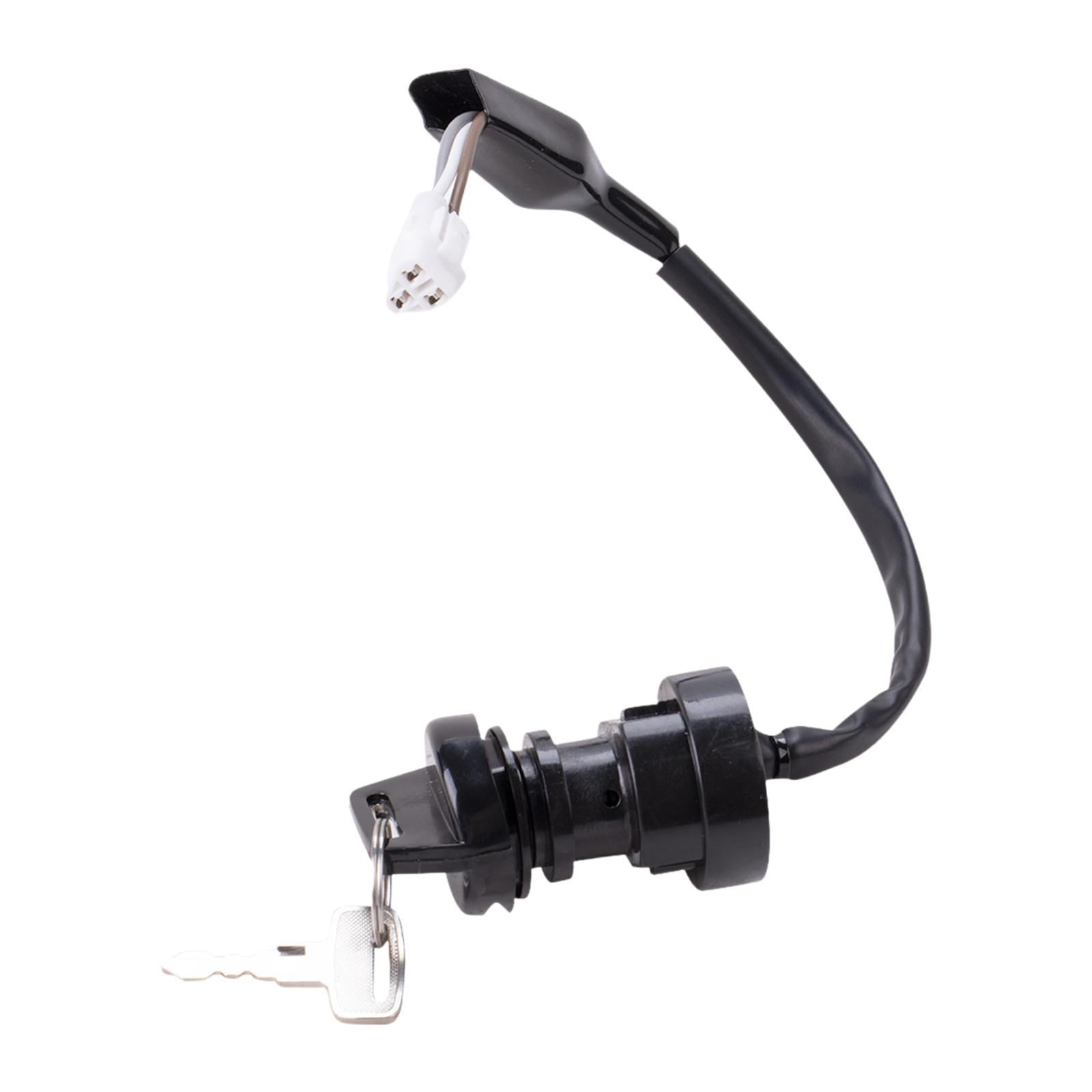 SiaBiced Ignition Switch & Keys Set ATV Components Three Wires Easy to ...