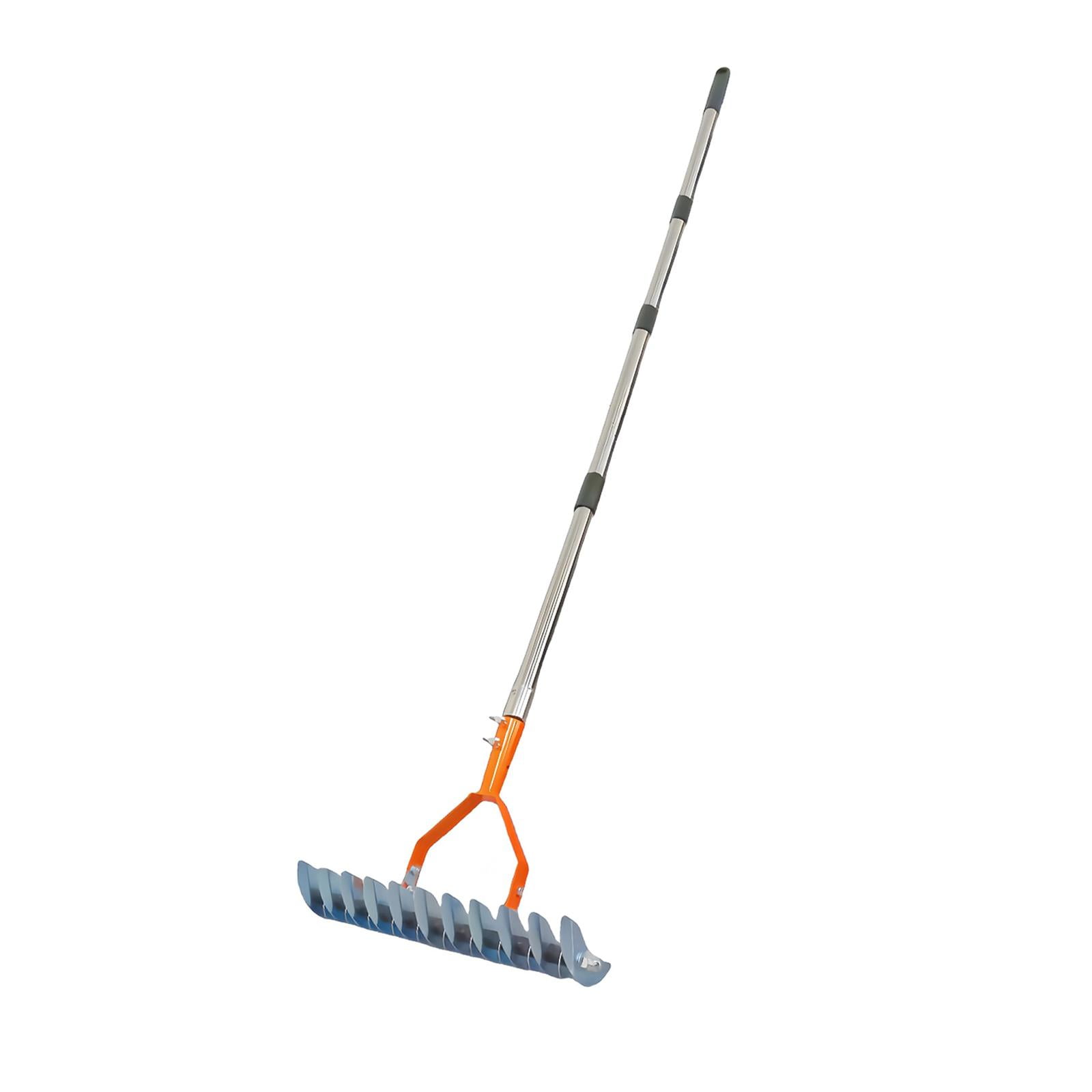 SiaBiced Lawn Thatching Rake Ergonomic Grass Grooming Rake for Outdoor ...