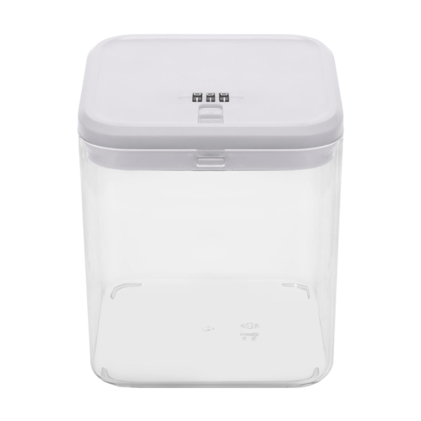 SiaBiced Lock Box Compact Lockable Storage Container for Desktop ...