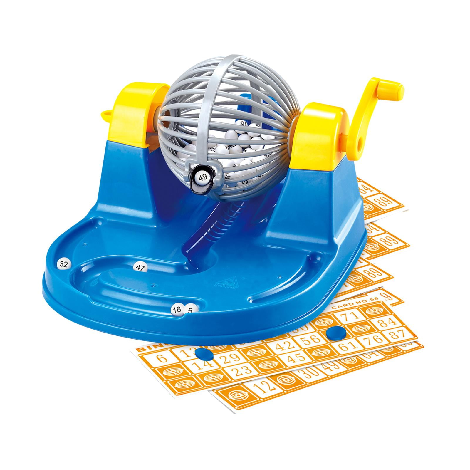 SiaBiced Lottery Machine Bingo Game Set, 72 Bingo Cards, Mini Lottery ...