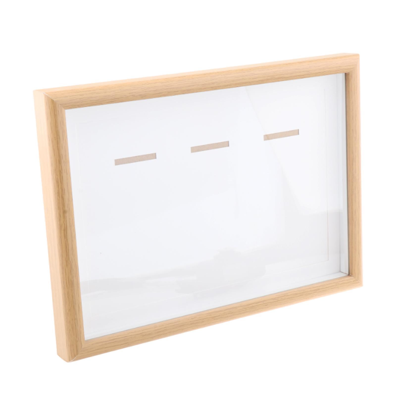 SiaBiced Medals Display Case Shadow Box Wooden Versatile Collectible ...