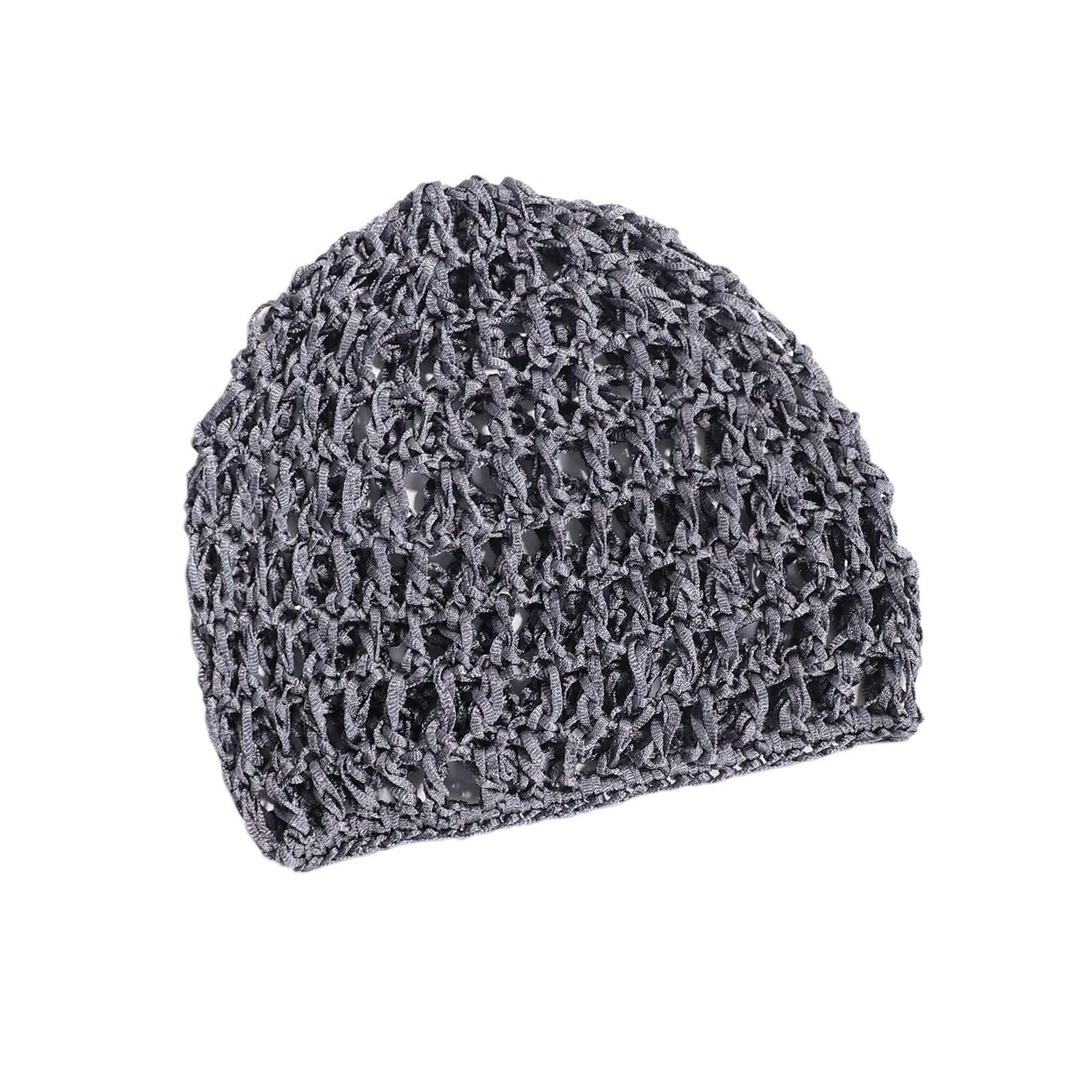 SiaBiced Mesh Crochet Hair Net Curls Hair Wrap Lightweight Soft Elastic ...