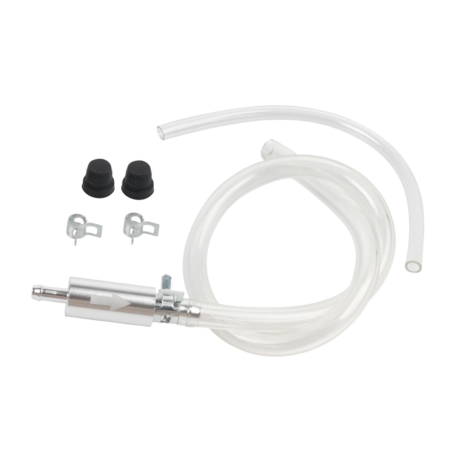 SiaBiced Motorcycle Brake Bleeder Hose One Way Check Valve Tube ...