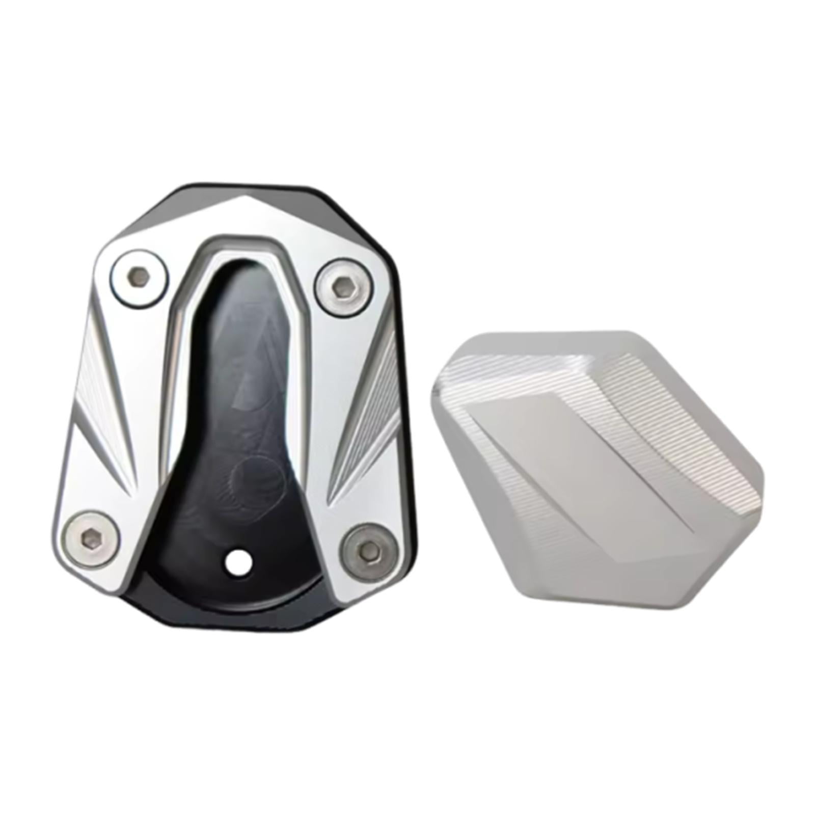 SiaBiced Motorcycle Kickstand Pad Extender Enlarged Side Stand Support ...