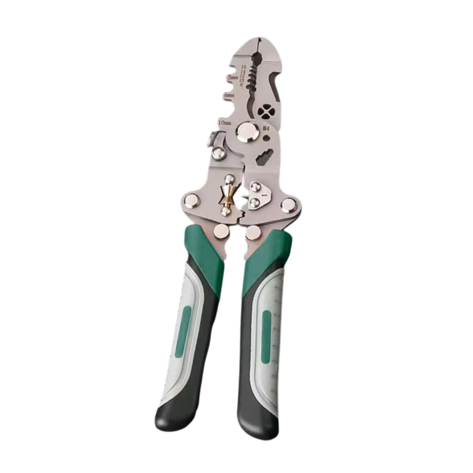 SiaBiced Multifunctional Wire Stripper Foldable Cable Pliers ...