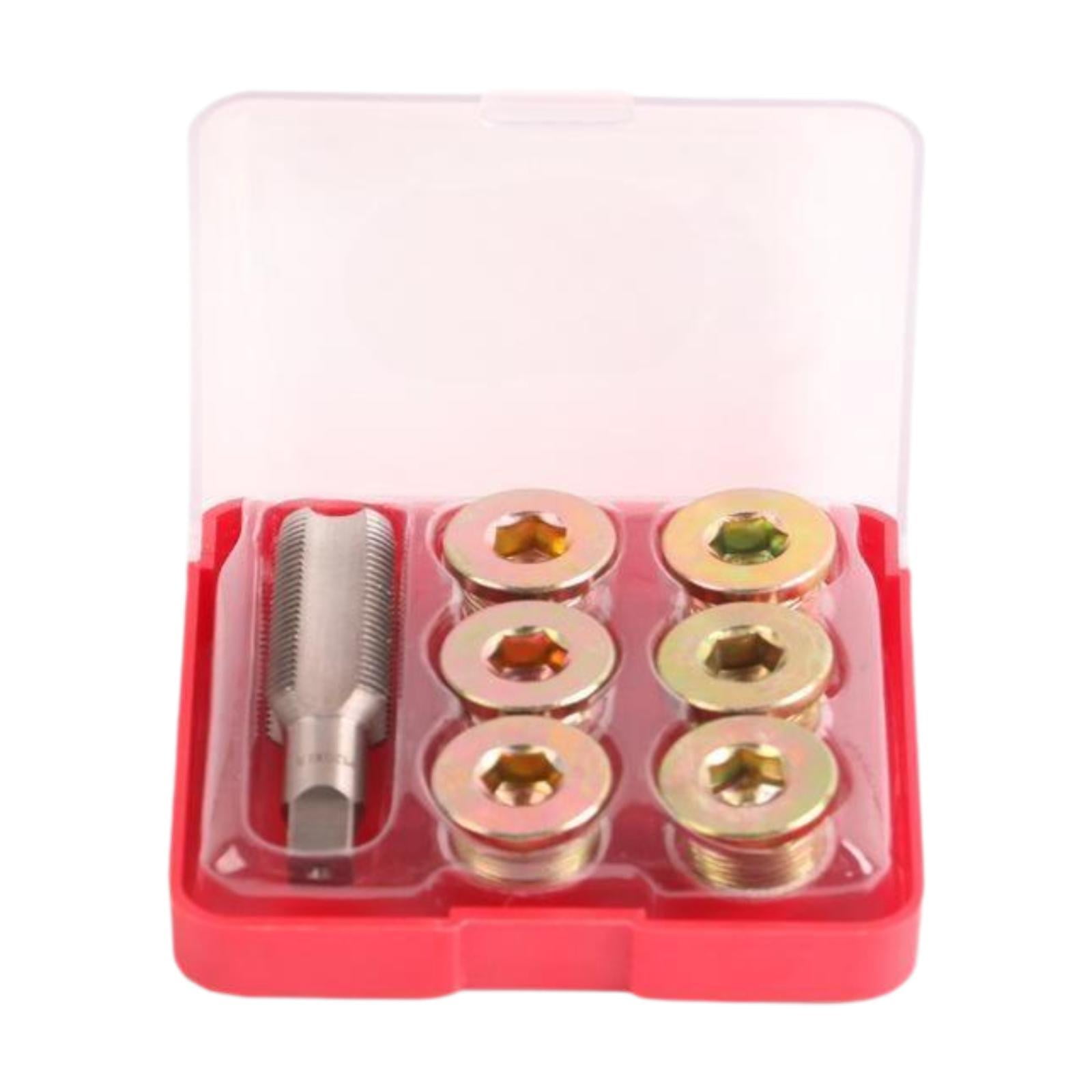 SiaBiced Oil Drain Plug Tap Thread Repair Kit Professional Easy ...