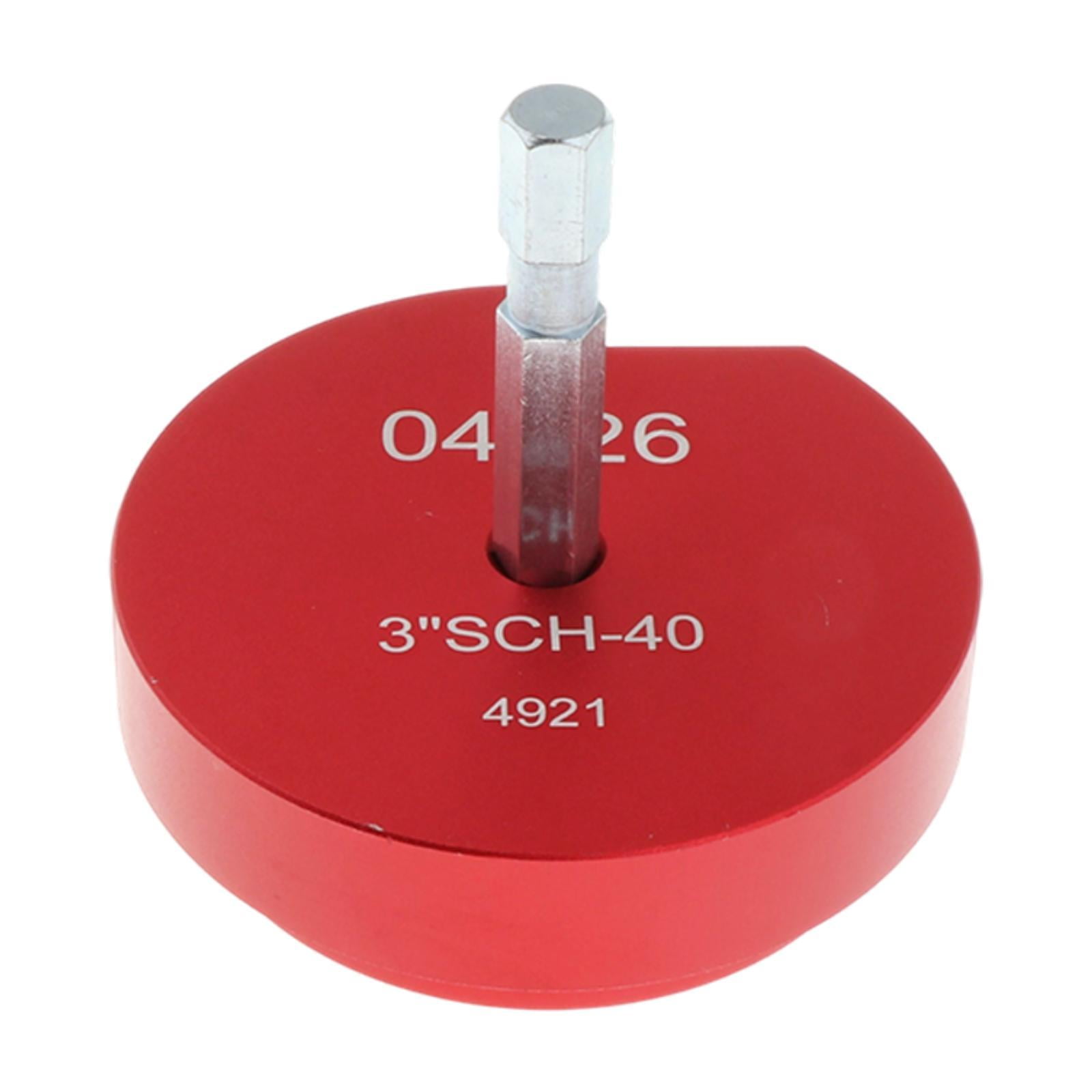 SiaBiced PVC Pipe Reamer, PVC Fitting Saver, Drill Attachment, Aluminum ...